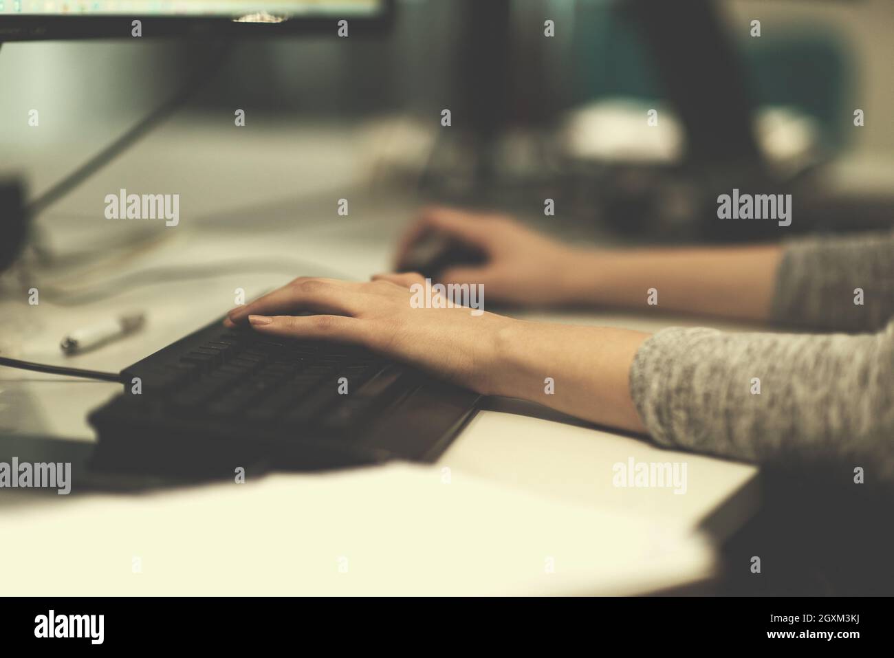 software developer writing programming code on computer Stock Photo - Alamy