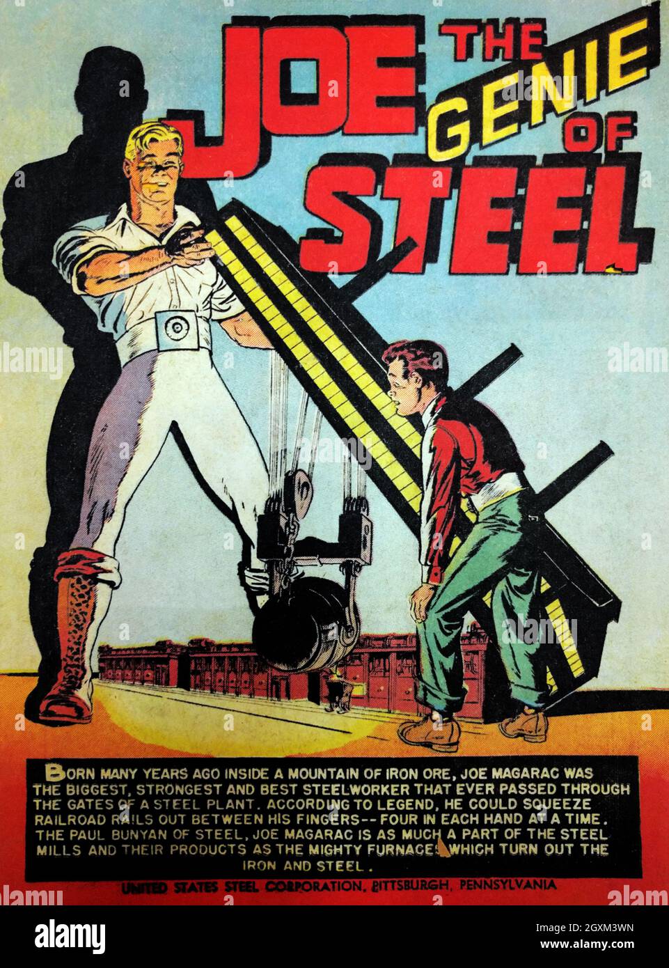 Joe the Genie of Steel Stock Photo - Alamy