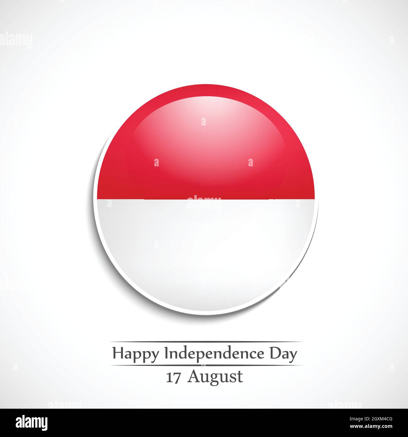 Poster illustration indonesia independence Stock Vector Images - Alamy