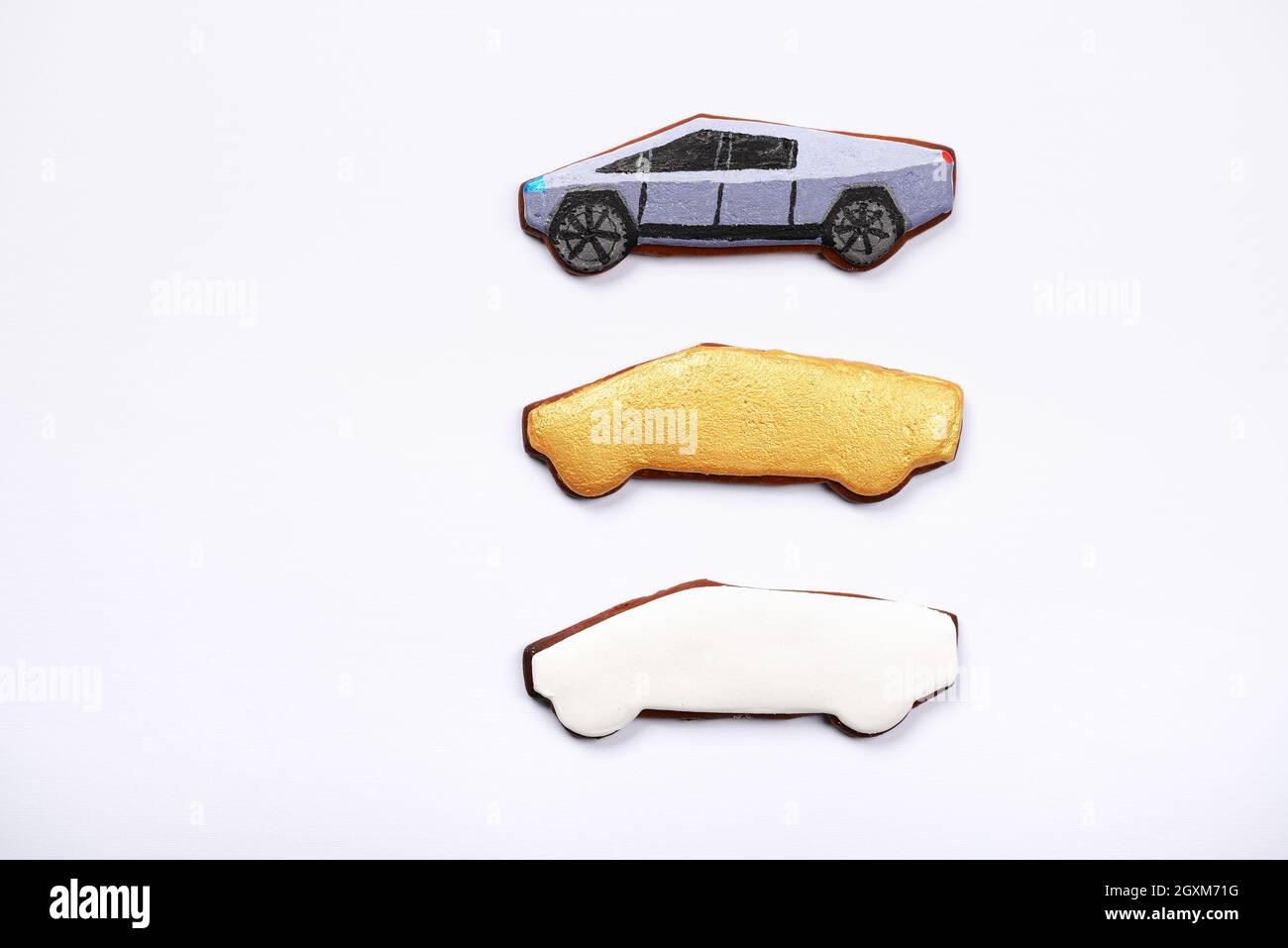 BILA TSERKVA, UKRAINE - DECEMBER 12: The hand-made eatable gingerbread ...