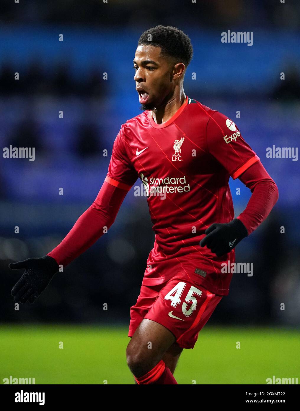 Liverpool's Elijah Dixon-Bonner during the Papa John's Trophy, Northern Group D match at the ...