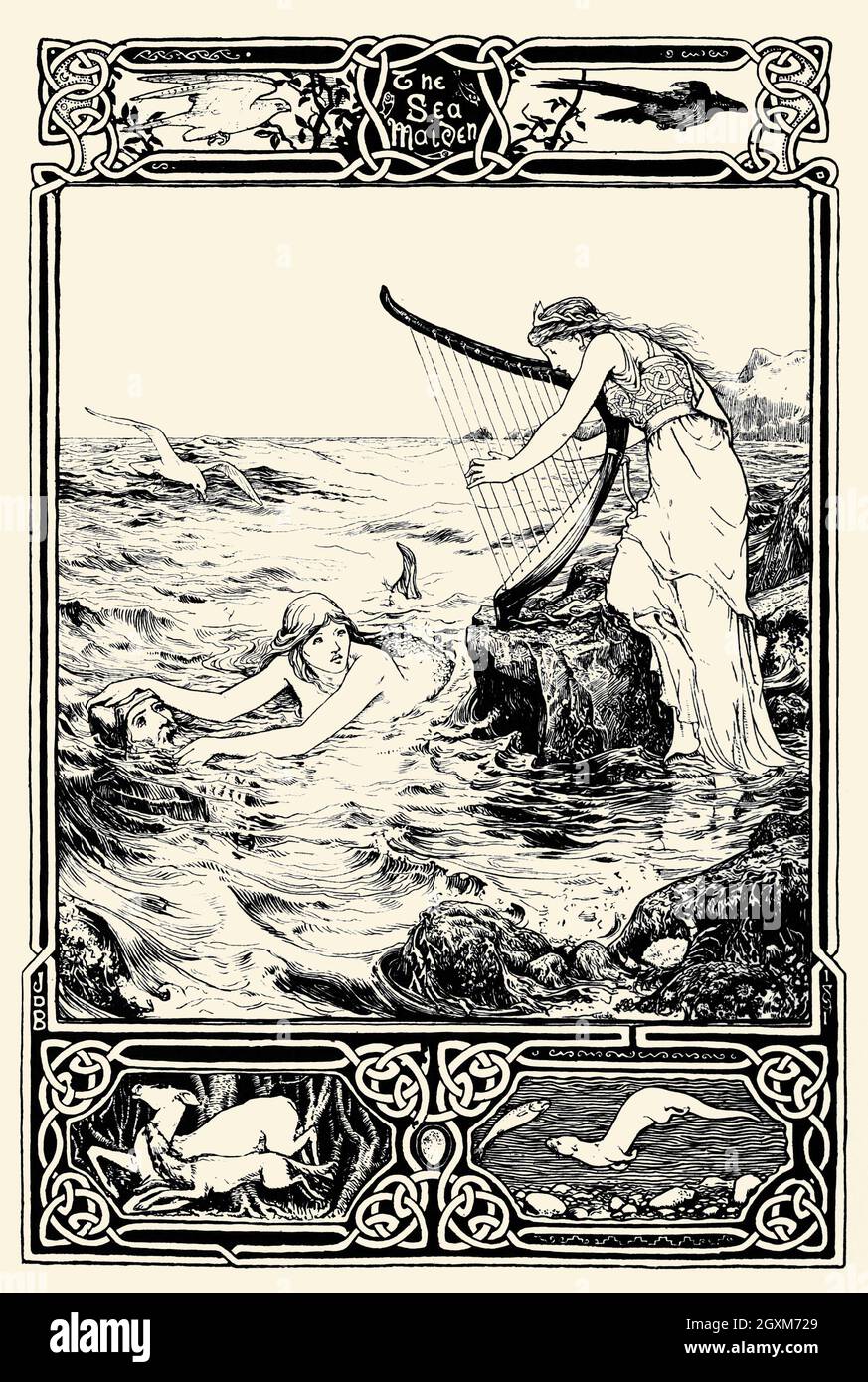 Mermaid harp hi-res stock photography and images - Alamy