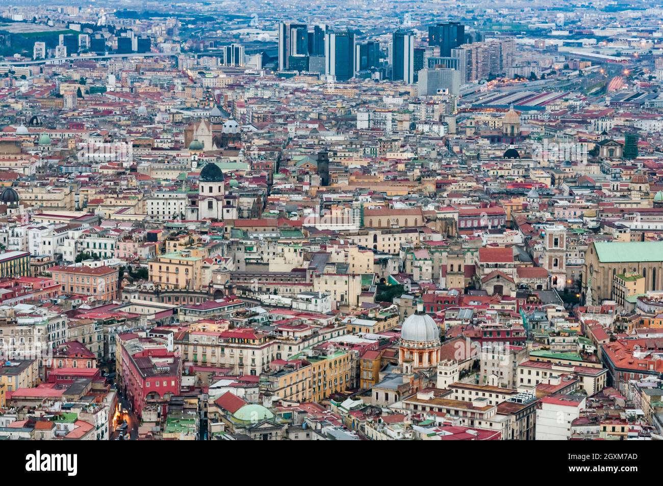 Top view downtown naples italy hi-res stock photography and images - Alamy