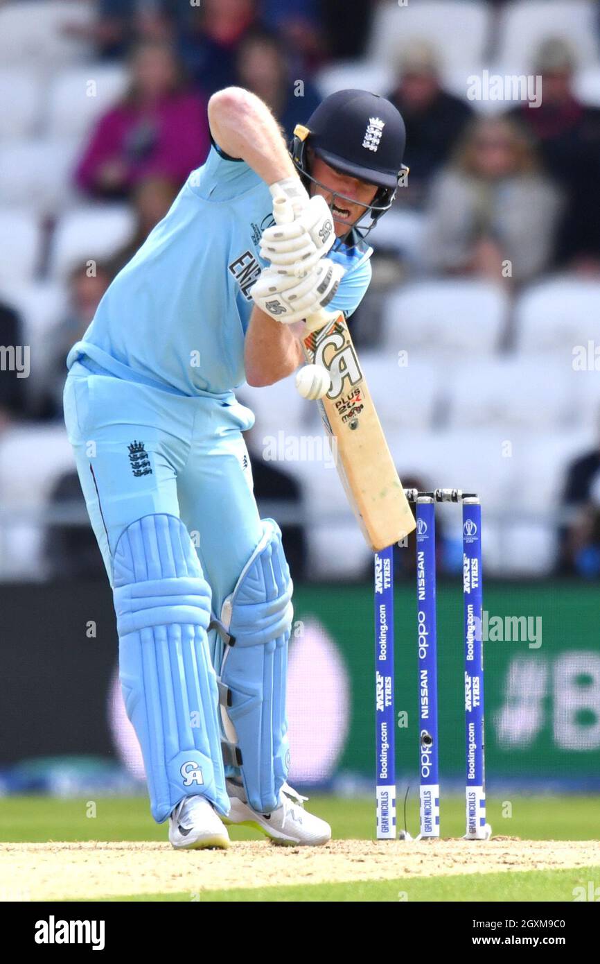 England's captain Eoin Morgan bats Stock Photo - Alamy