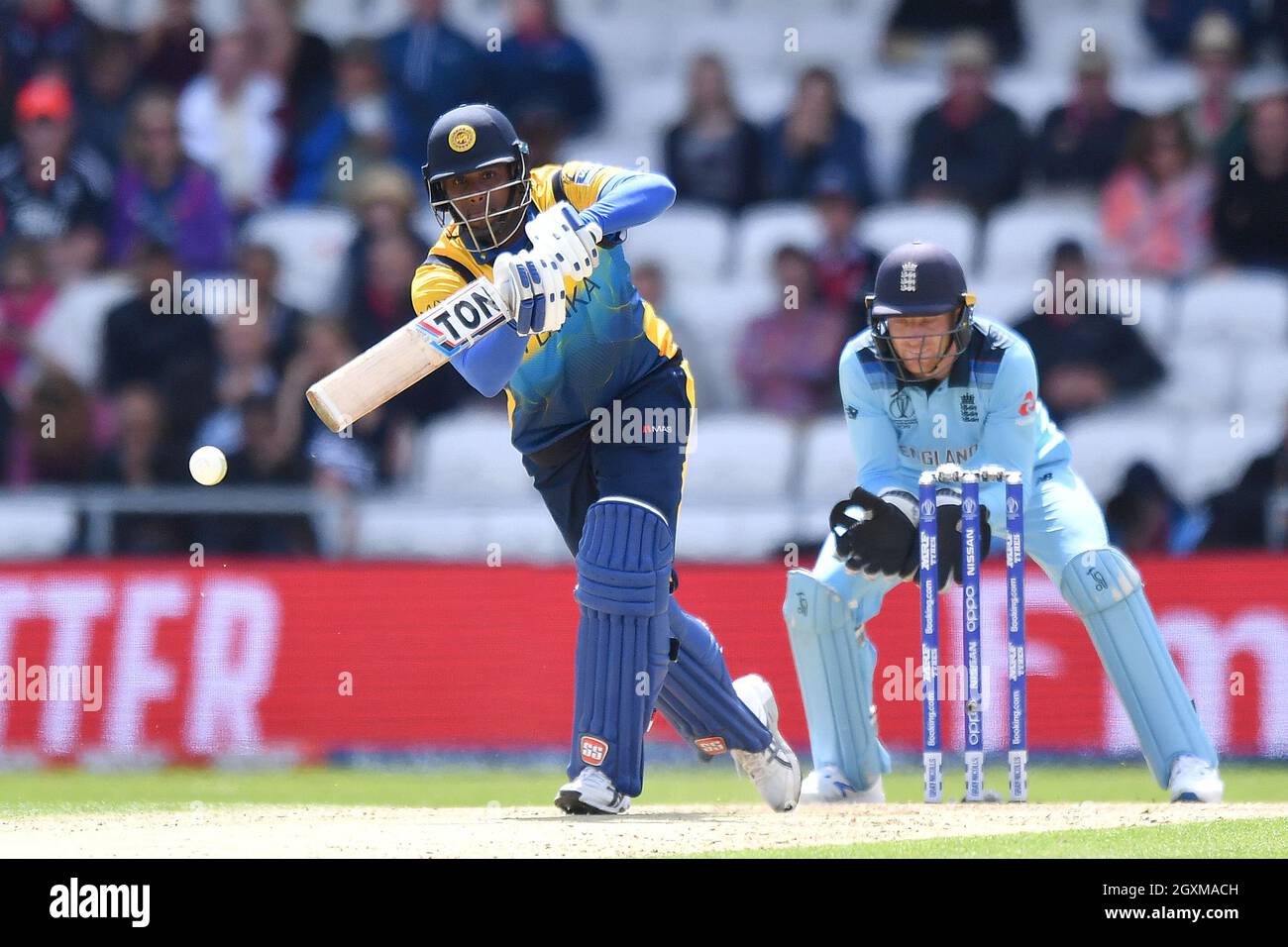 Sri Lanka's Angelo Mathews bats Stock Photo - Alamy