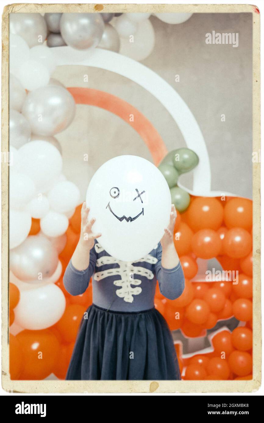 Girl in party costume Cut Out Stock Images & Pictures - Alamy