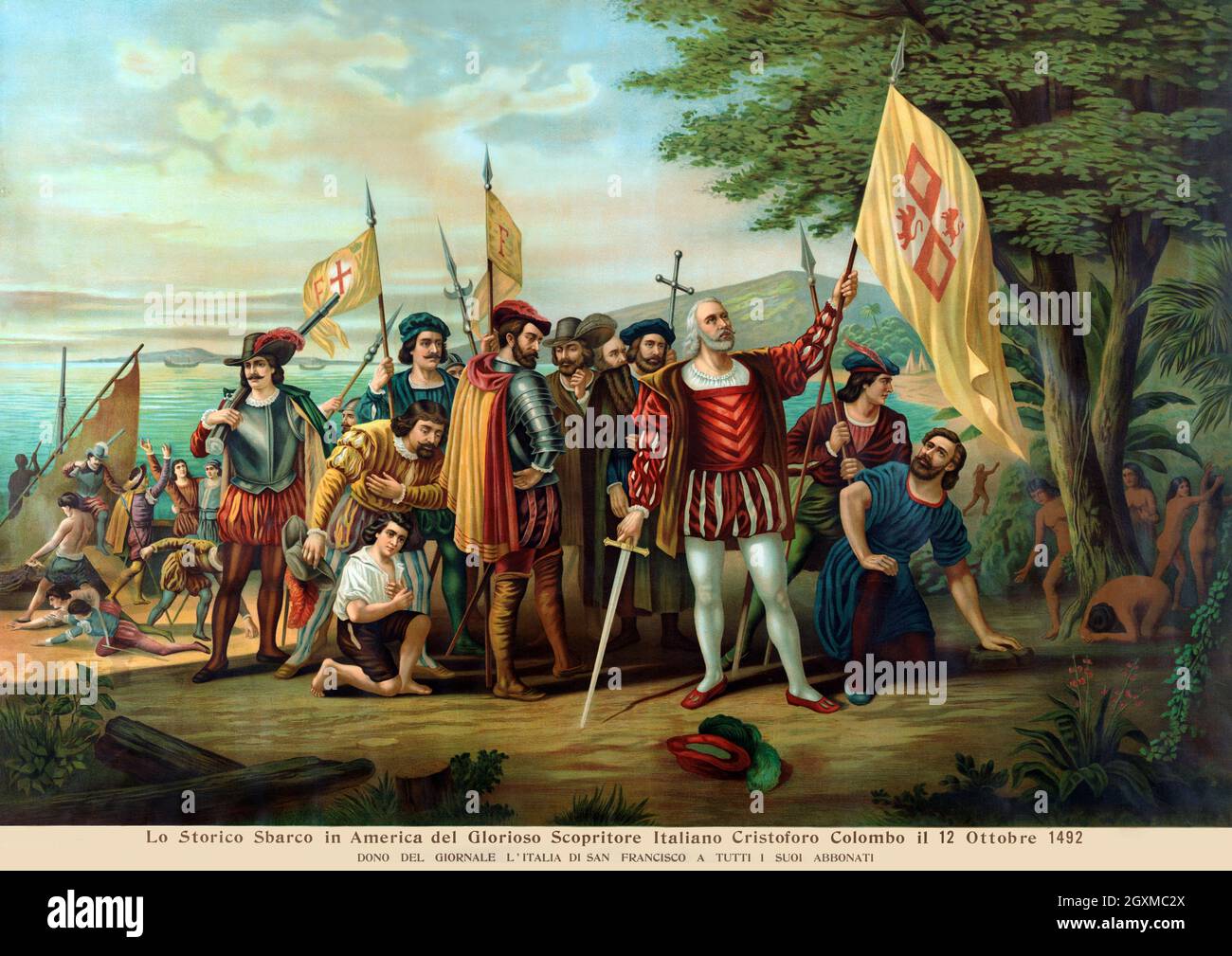 Discovery of america columbus hi-res stock photography and images - Alamy