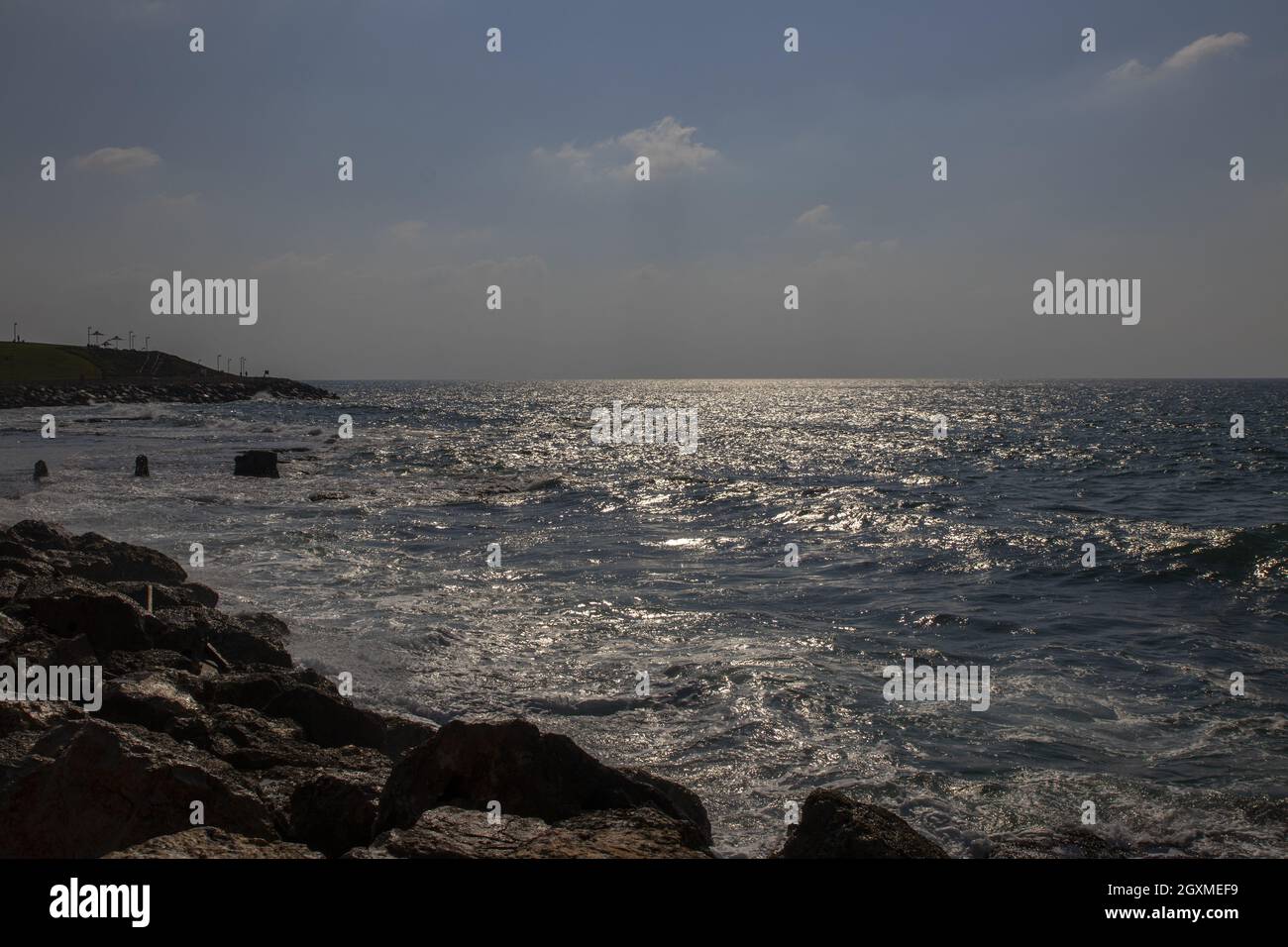 Jaffa is the ancient port city , situated on the Mediterranean coast ...
