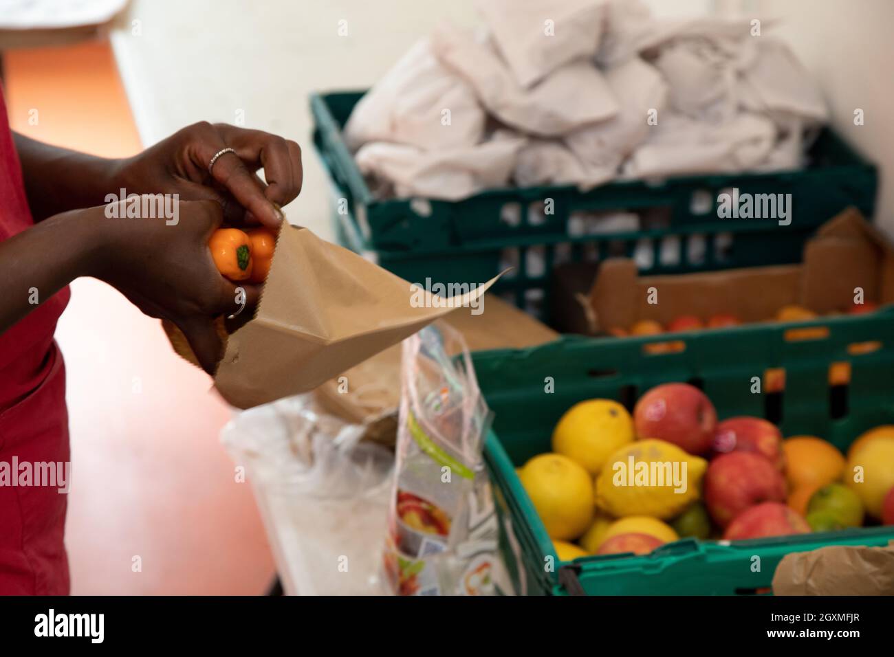 Packing vegetables hi-res stock photography and images - Alamy