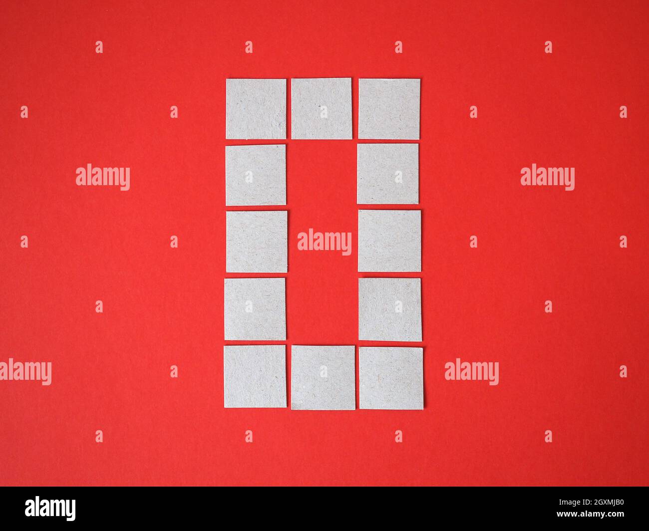 number zero written in vintage lcd style Stock Photo - Alamy