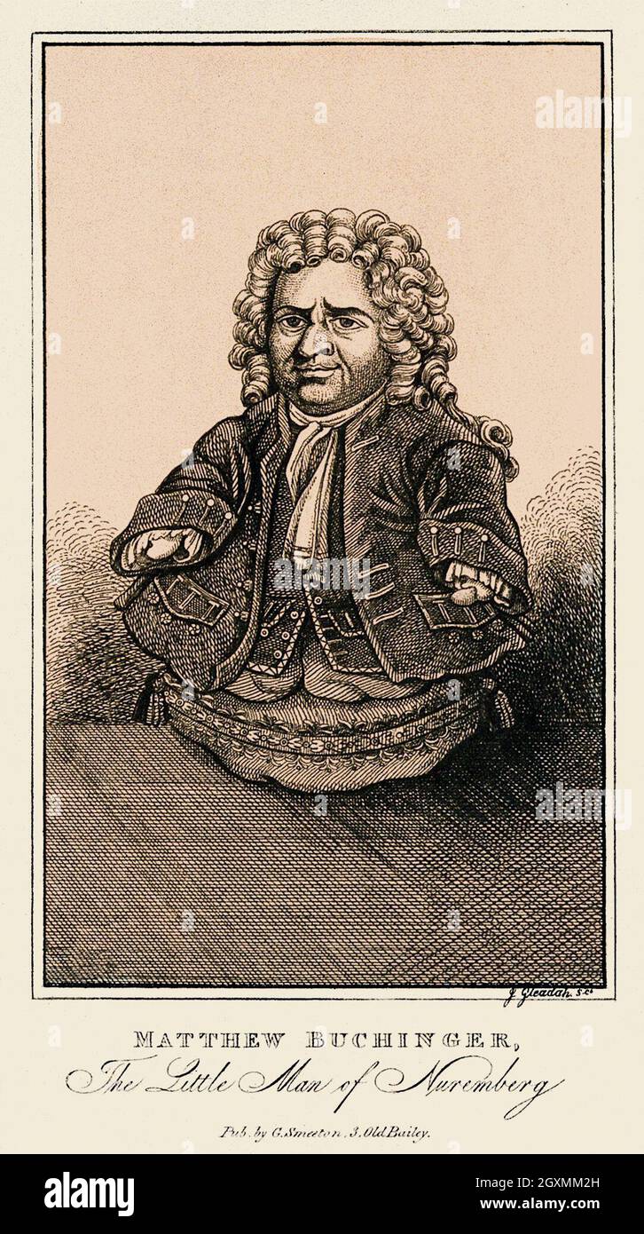 Matthew Buchinger, the little man of Nuremberg Stock Photo - Alamy