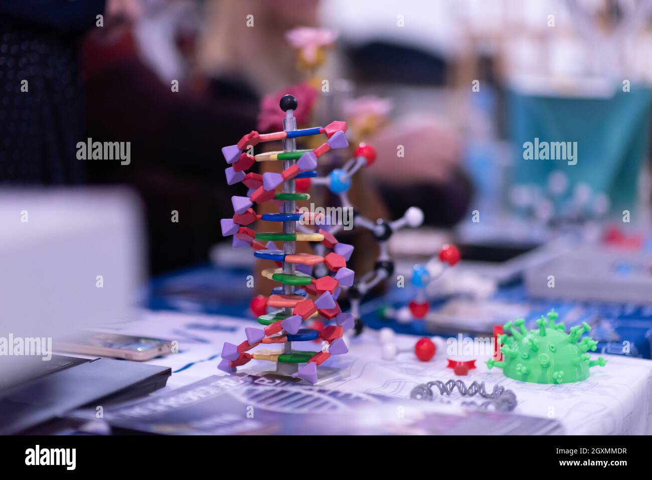 Abstract models printed by 3d printer close up Progressive modern ...