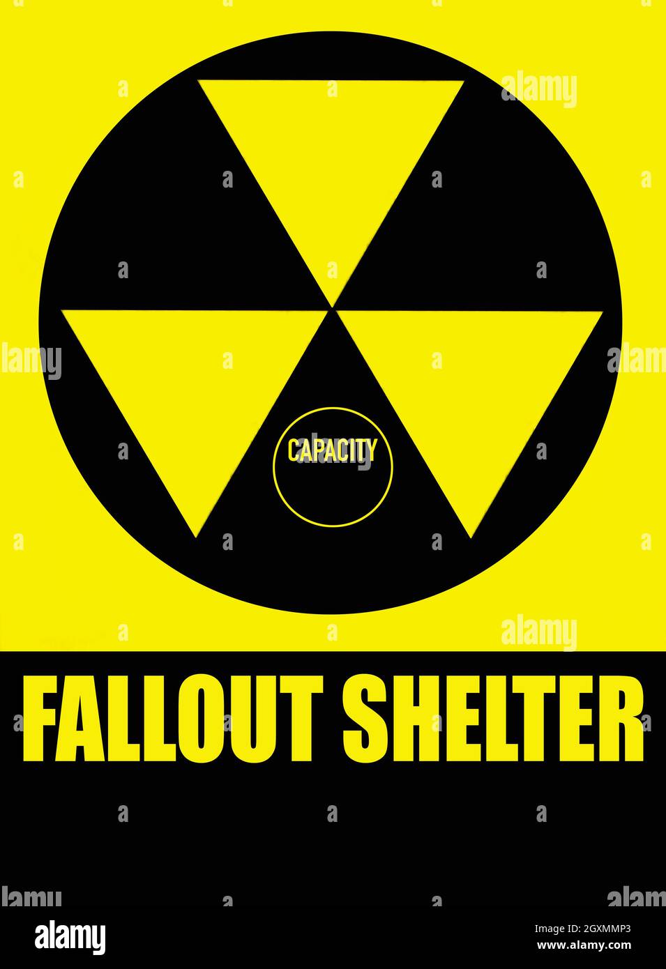 Fallout Shelter Sign Stock Photo - Alamy