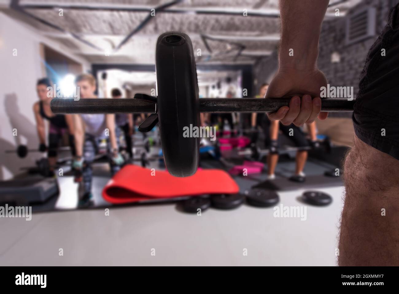 Body pump class gym hi-res stock photography and images - Alamy
