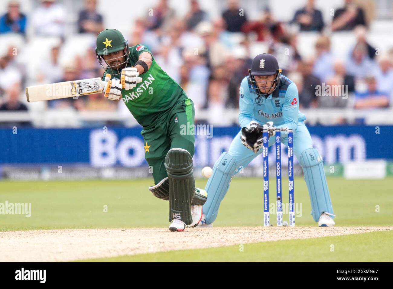 Pakistan's Babar Azam bats Stock Photo - Alamy