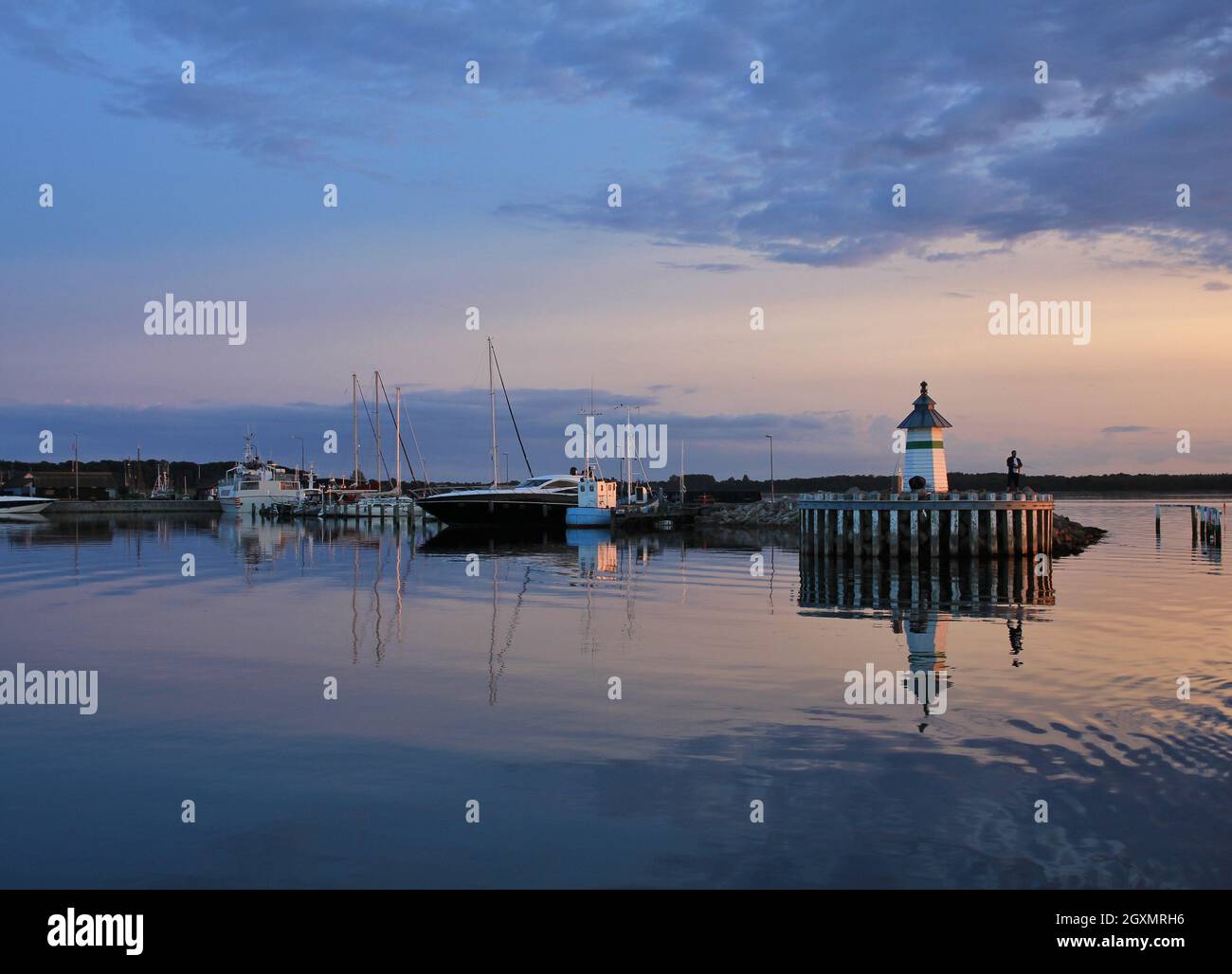 Denmark harbour mist hi-res stock photography and images - Alamy