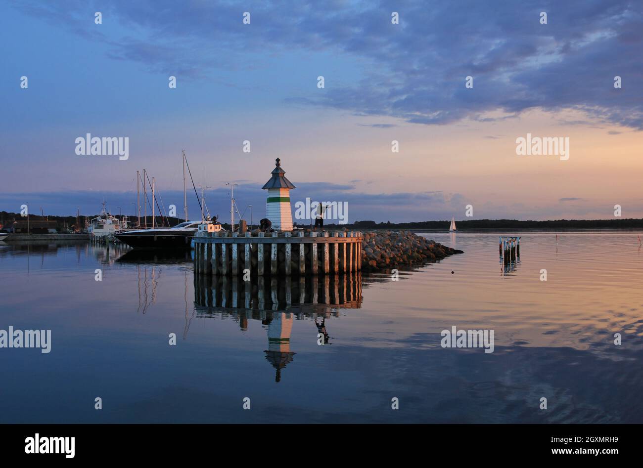 Denmark harbour mist hi-res stock photography and images - Alamy