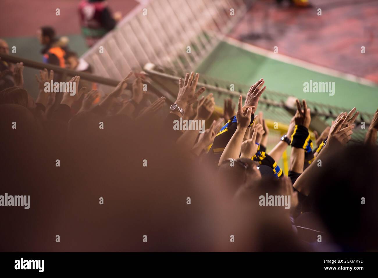 Team group celebration podium football hi-res stock photography and ...