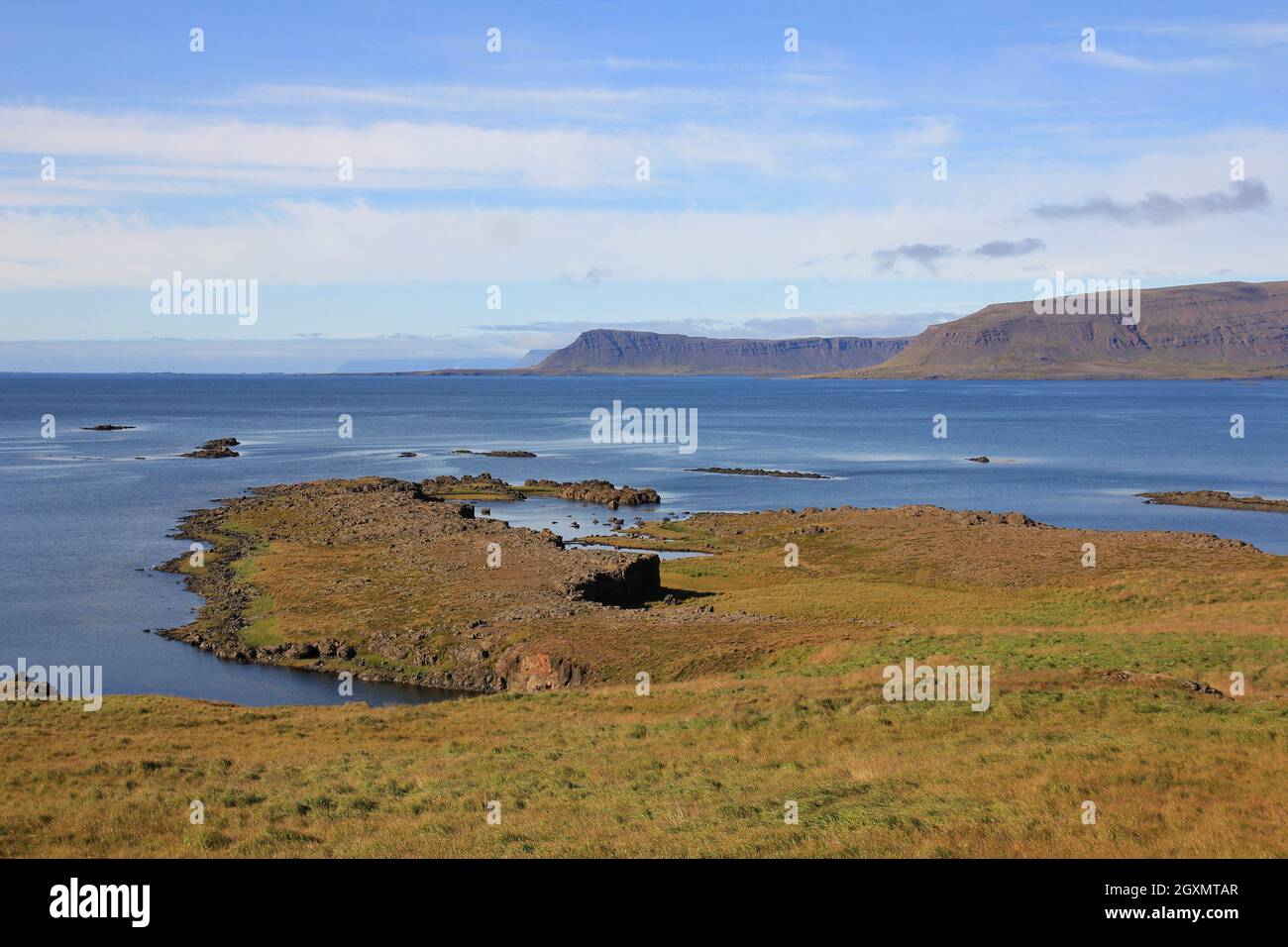 Coastline at the Breidafjoerdur, Iceland Stock Photo - Alamy