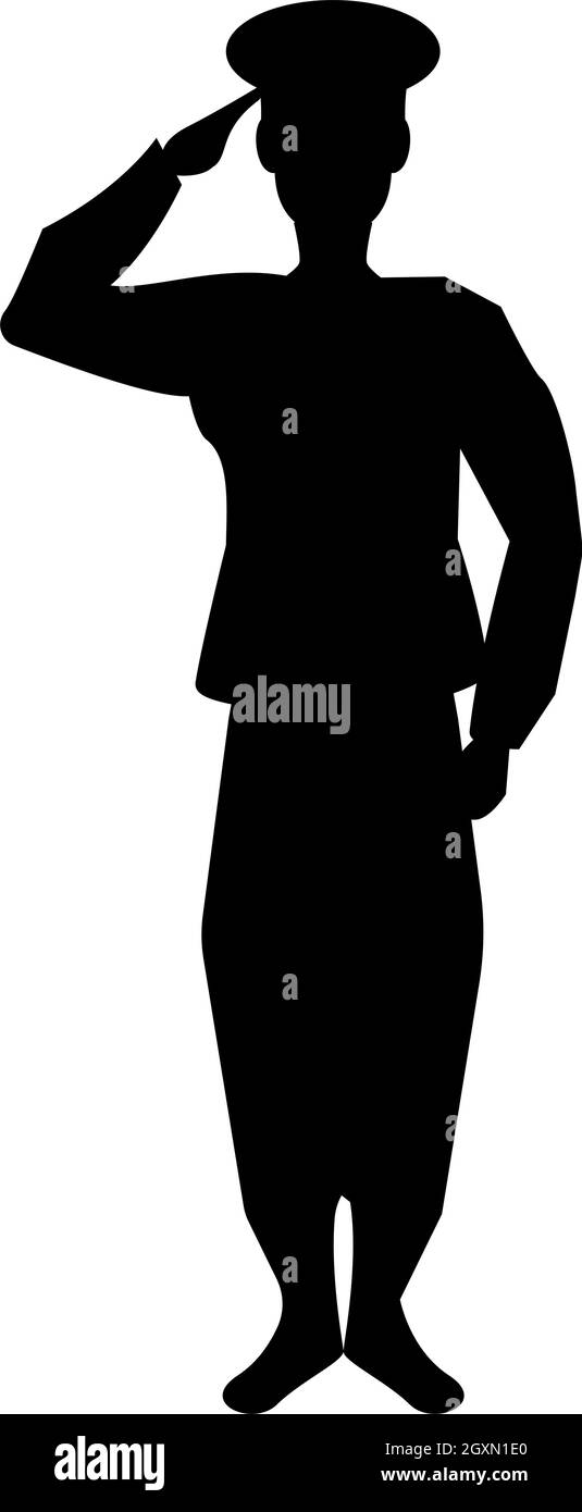 Commando memorial silhouette Stock Vector Images - Alamy