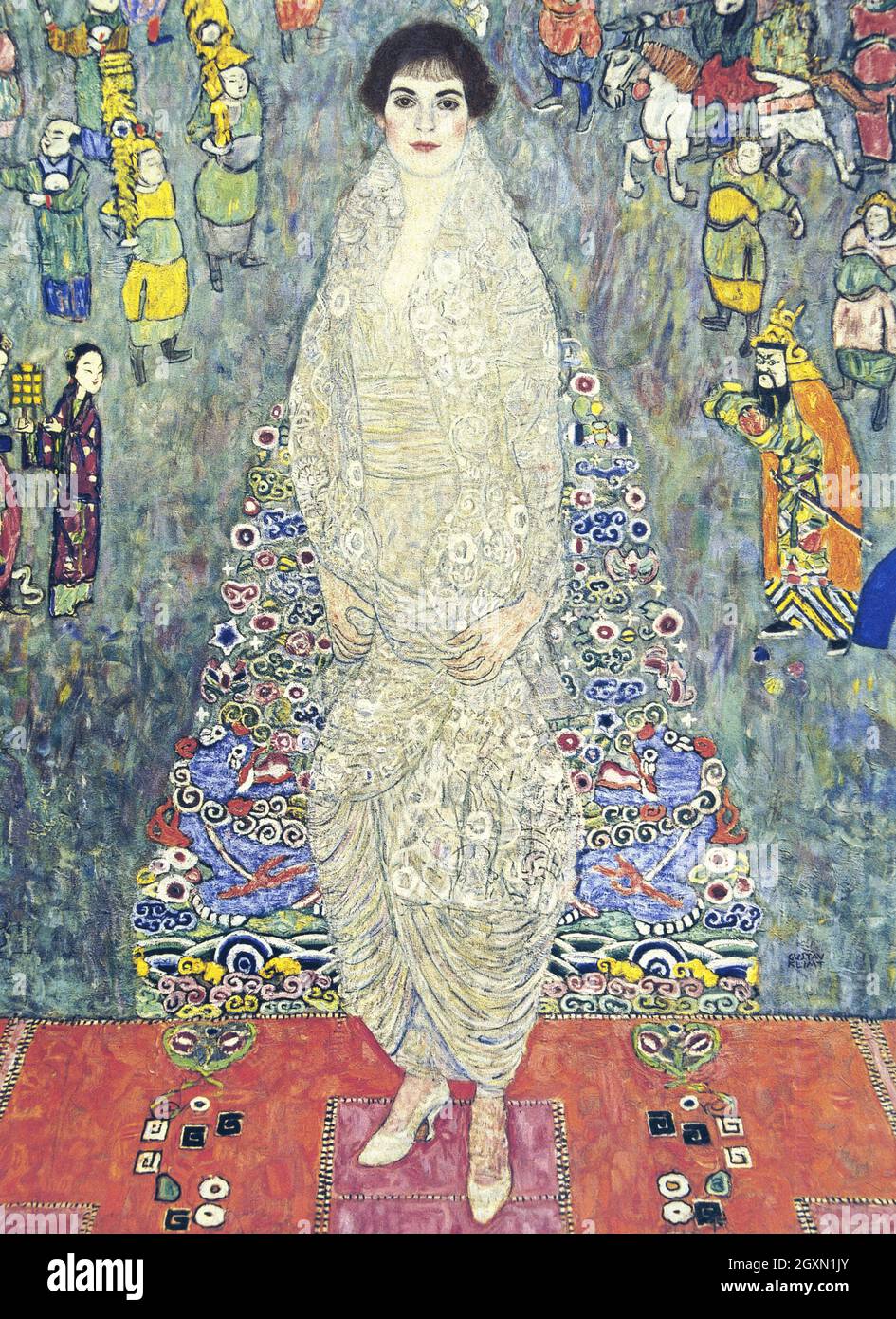 Elizabeth Lederer in Chinese Dragon Robe Stock Photo - Alamy