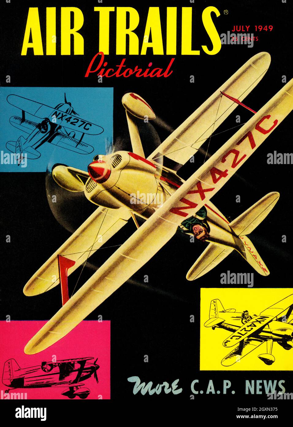 Stunt Flying Pilot upside down Stock Photo - Alamy