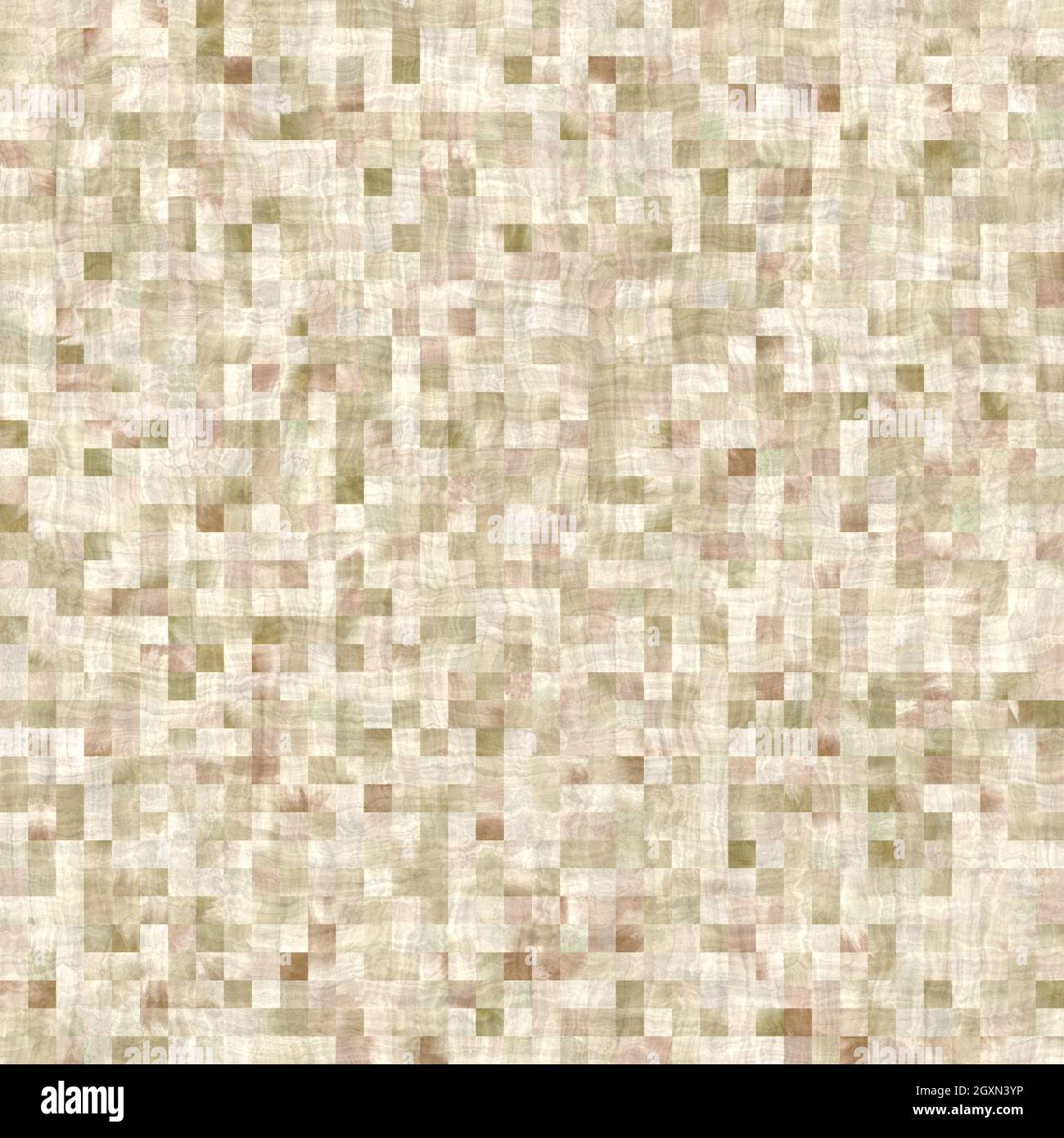 Seamless square tile faux wall mosaic pattern for surface design and ...