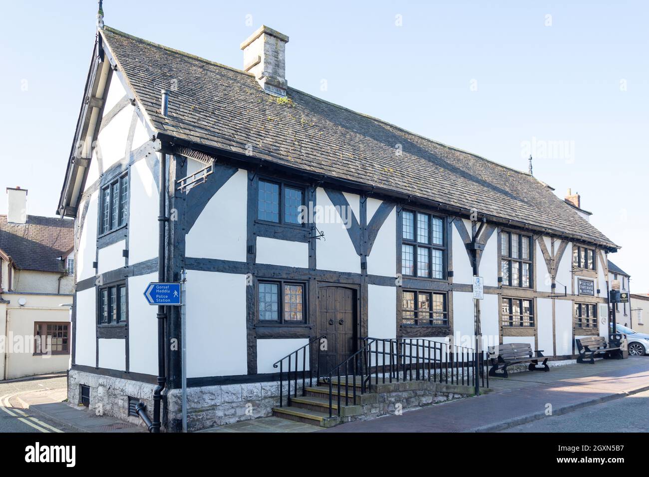 The 15th century old court house timber framed ancient st peters hi-res ...