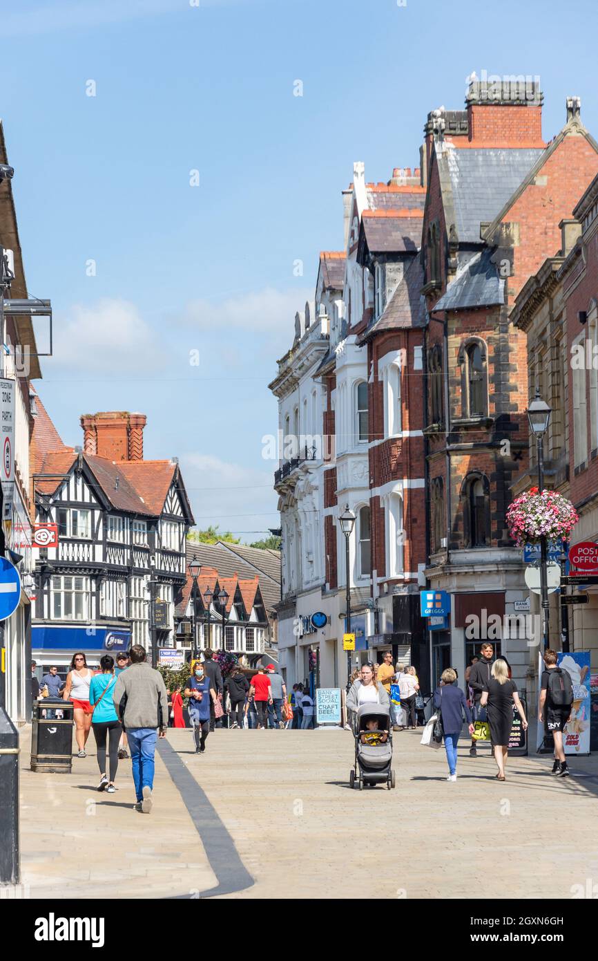 Talbot building historic timber framed pedestrianised hope stree hi-res ...