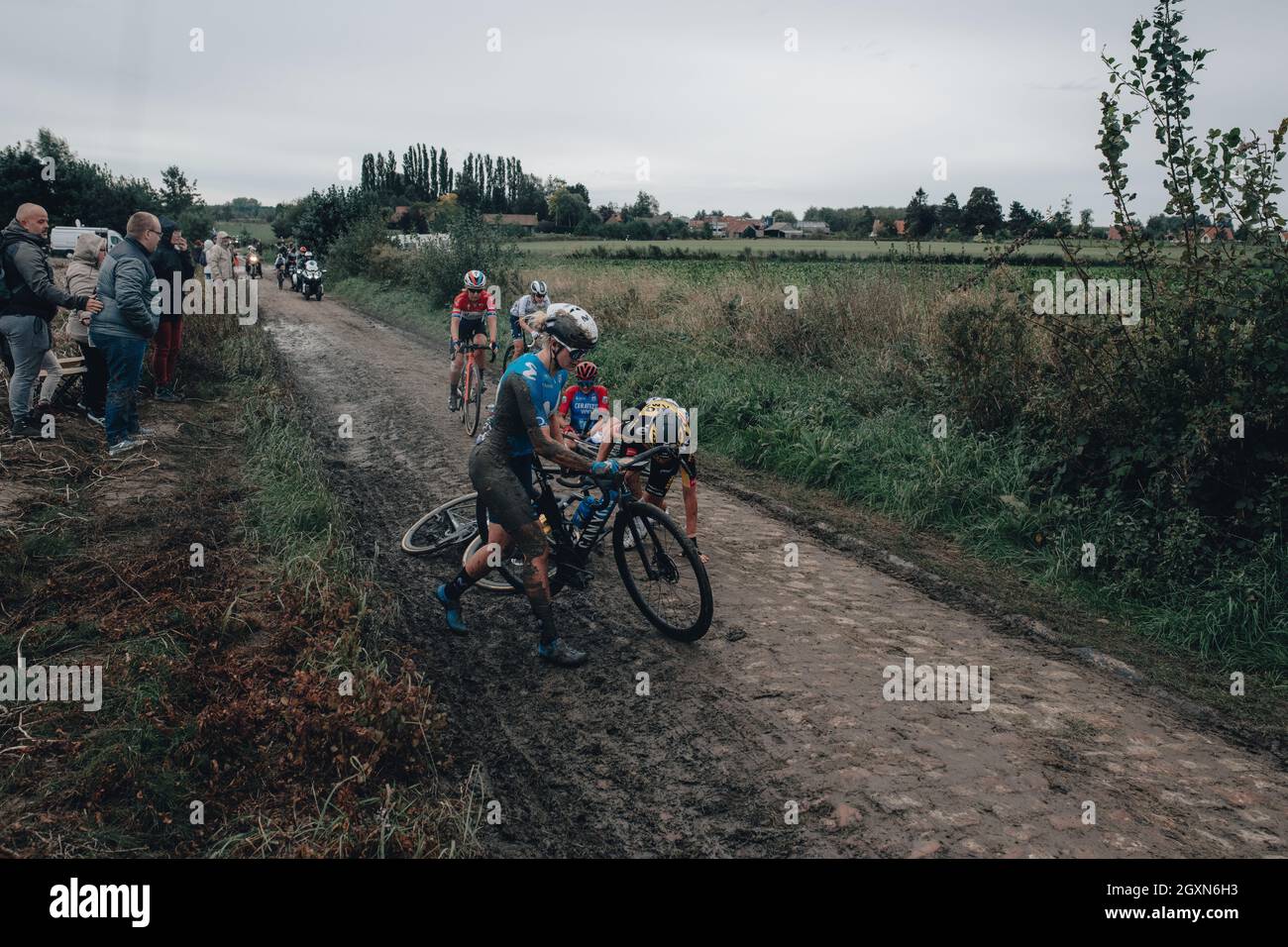 2nd October 2021 Paris–Roubaix.The first ever women’s edition of Paris ...