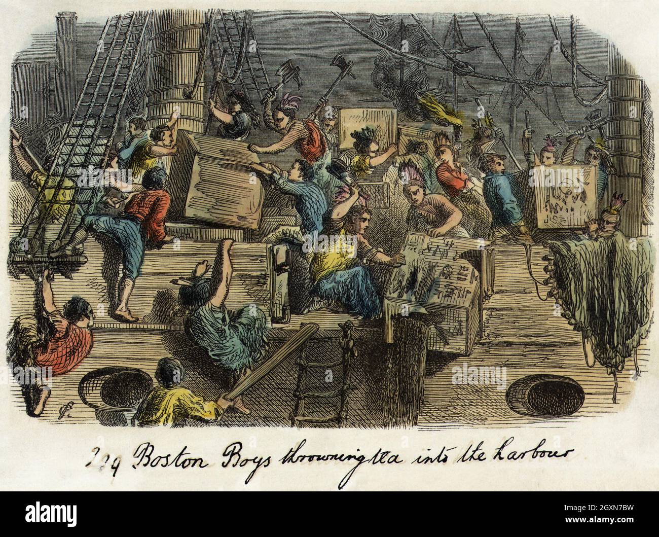 Boston tea party hi-res stock photography and images - Alamy