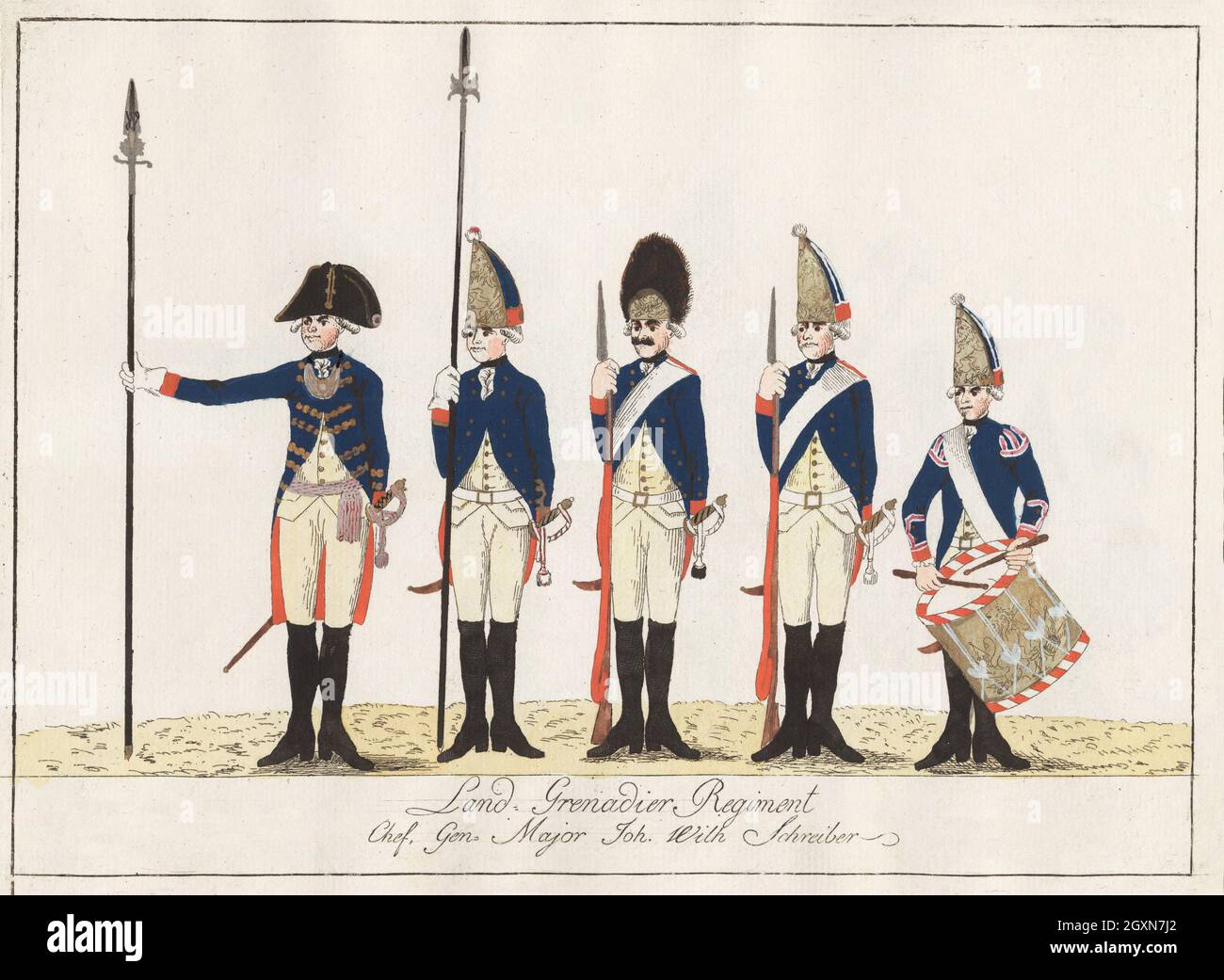 Land Grenadier Regiment Stock Photo - Alamy