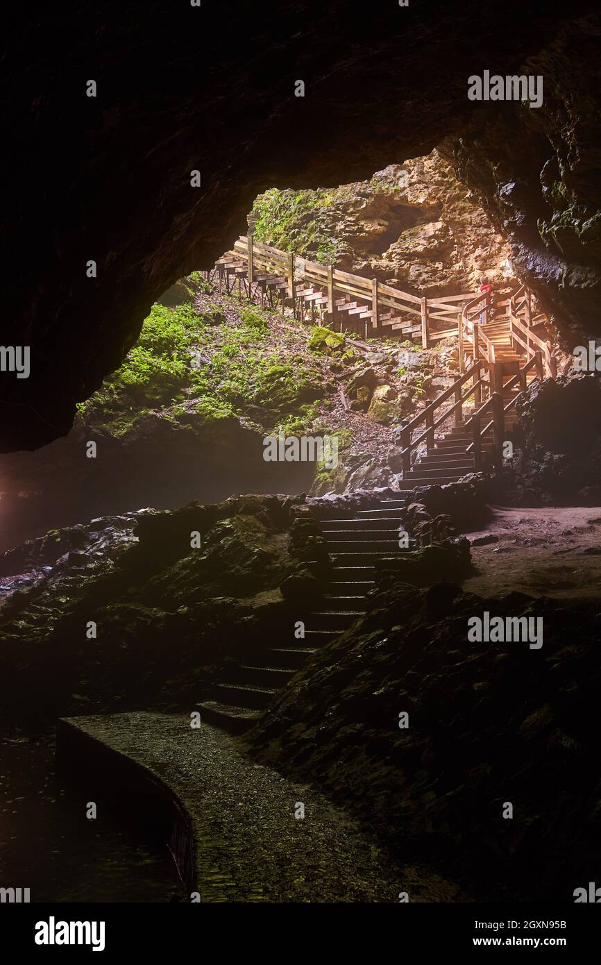 Large cave opening hi-res stock photography and images - Alamy
