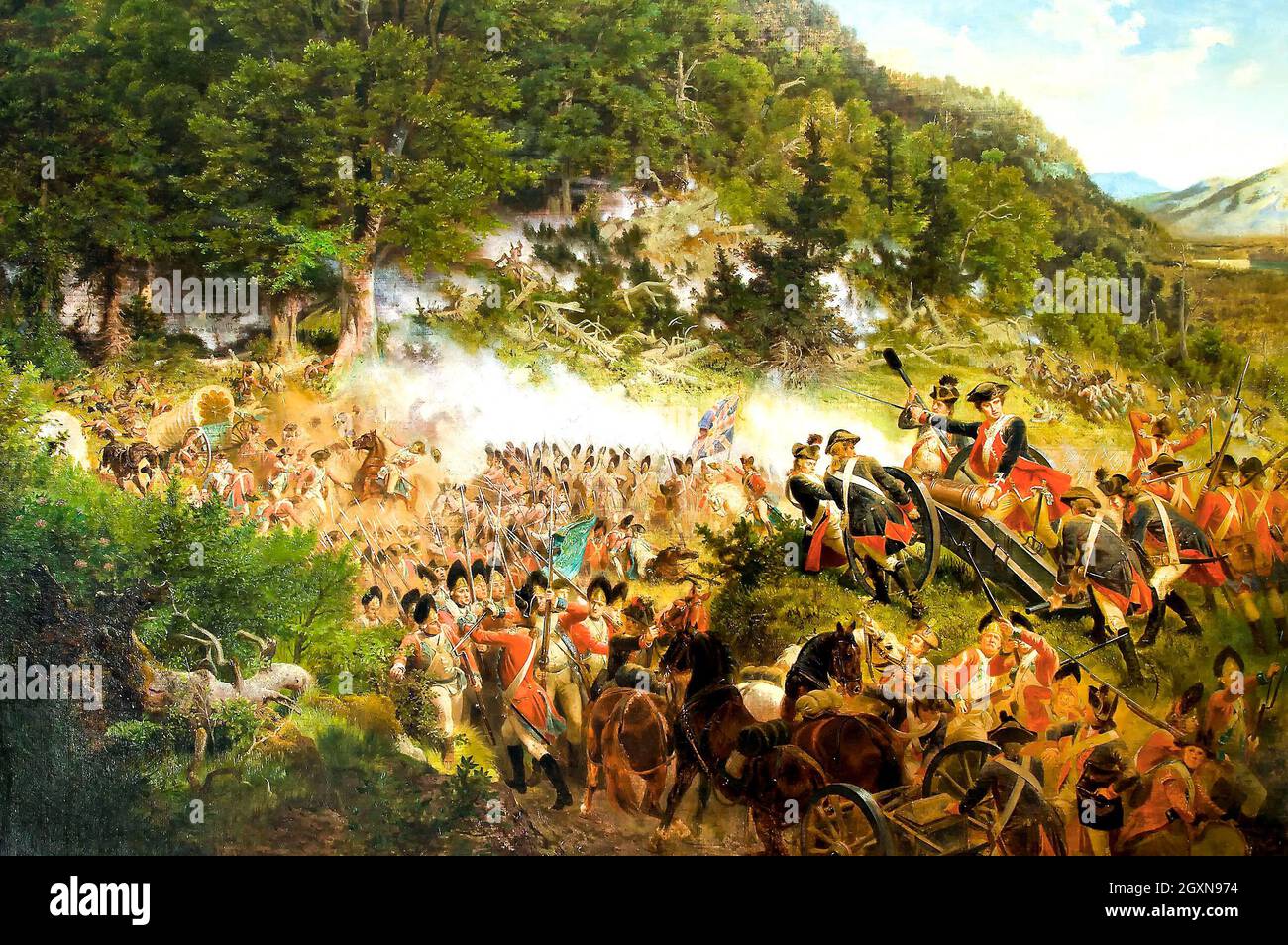 Battle braddocks field hi-res stock photography and images - Alamy