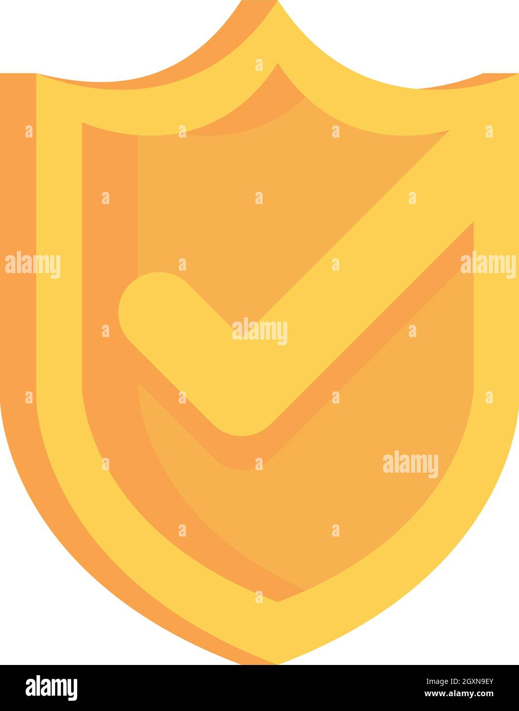 Golden checkmark Stock Vector Images - Alamy