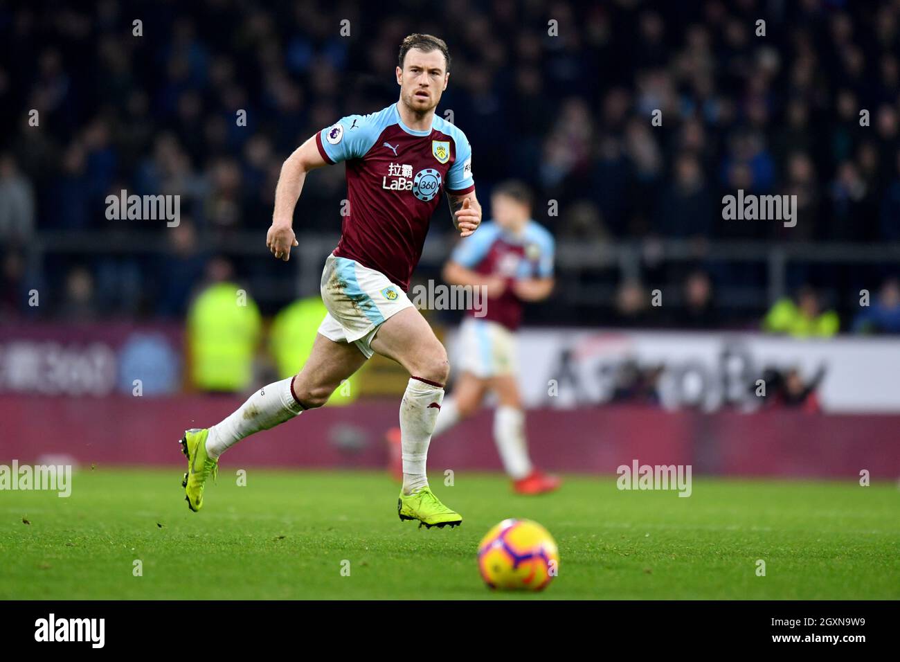 Burnley's Ashley Barnes Stock Photo - Alamy