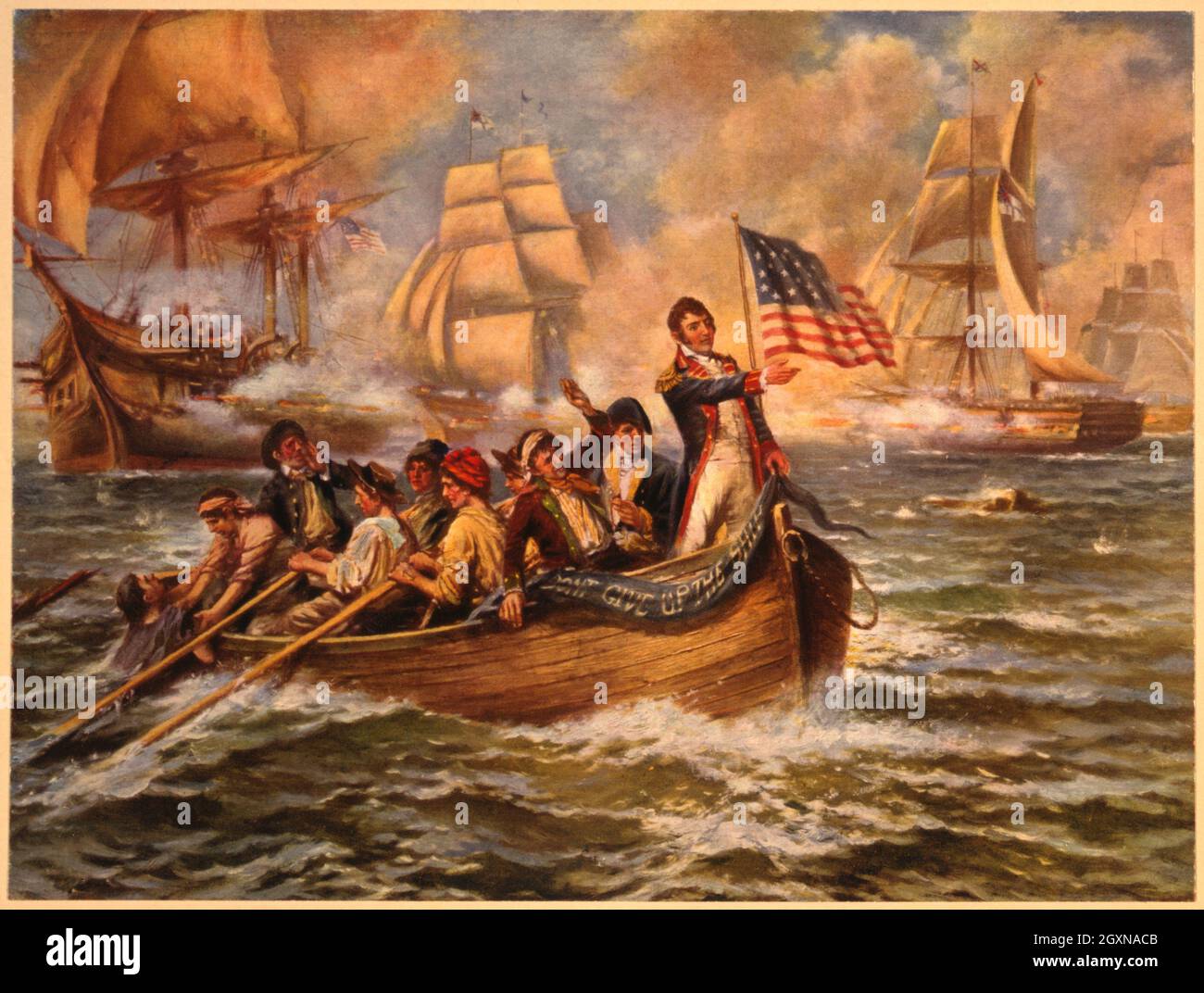Battle of Lake Erie Stock Photo - Alamy