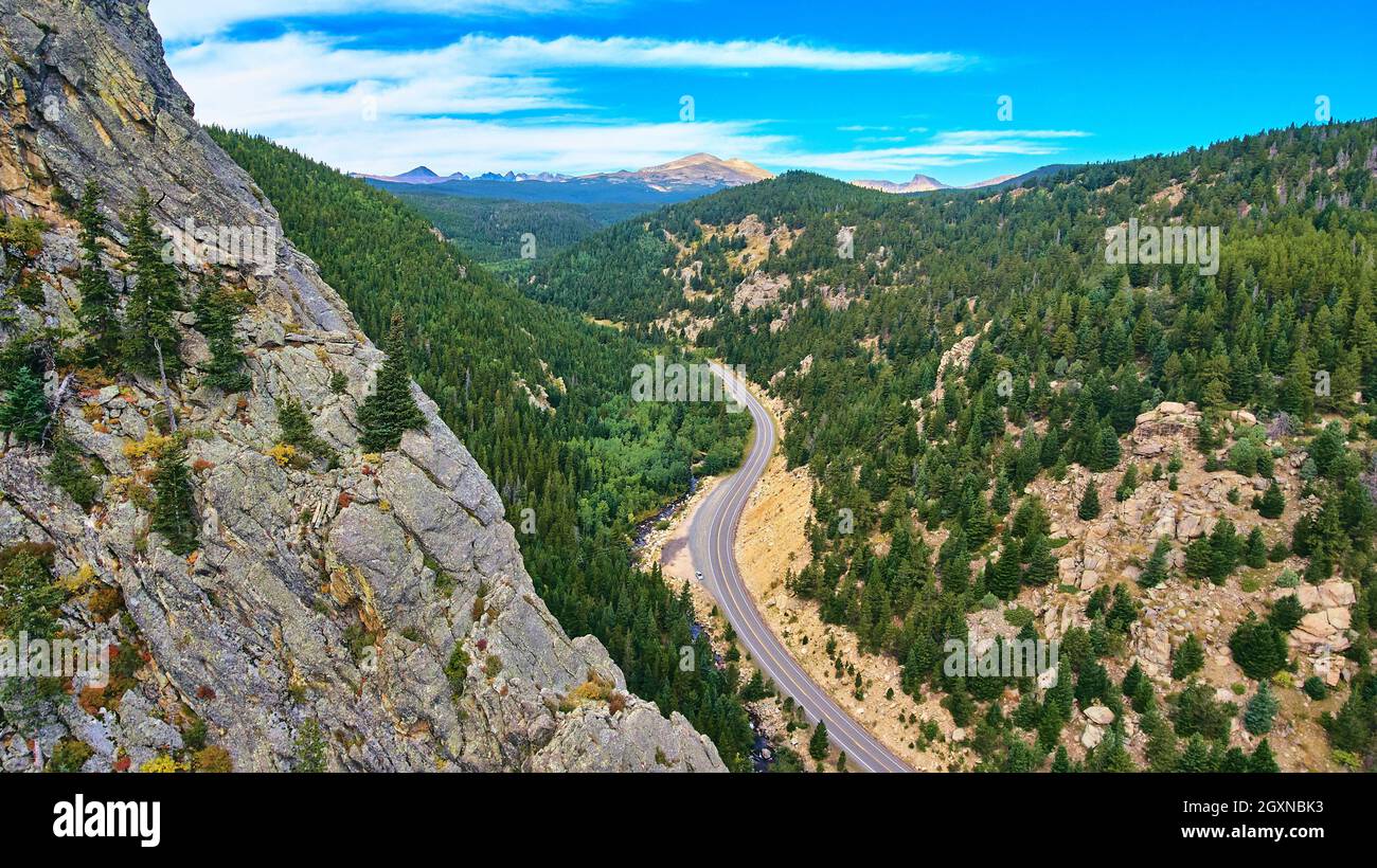 Aerial mountain path hi-res stock photography and images - Alamy