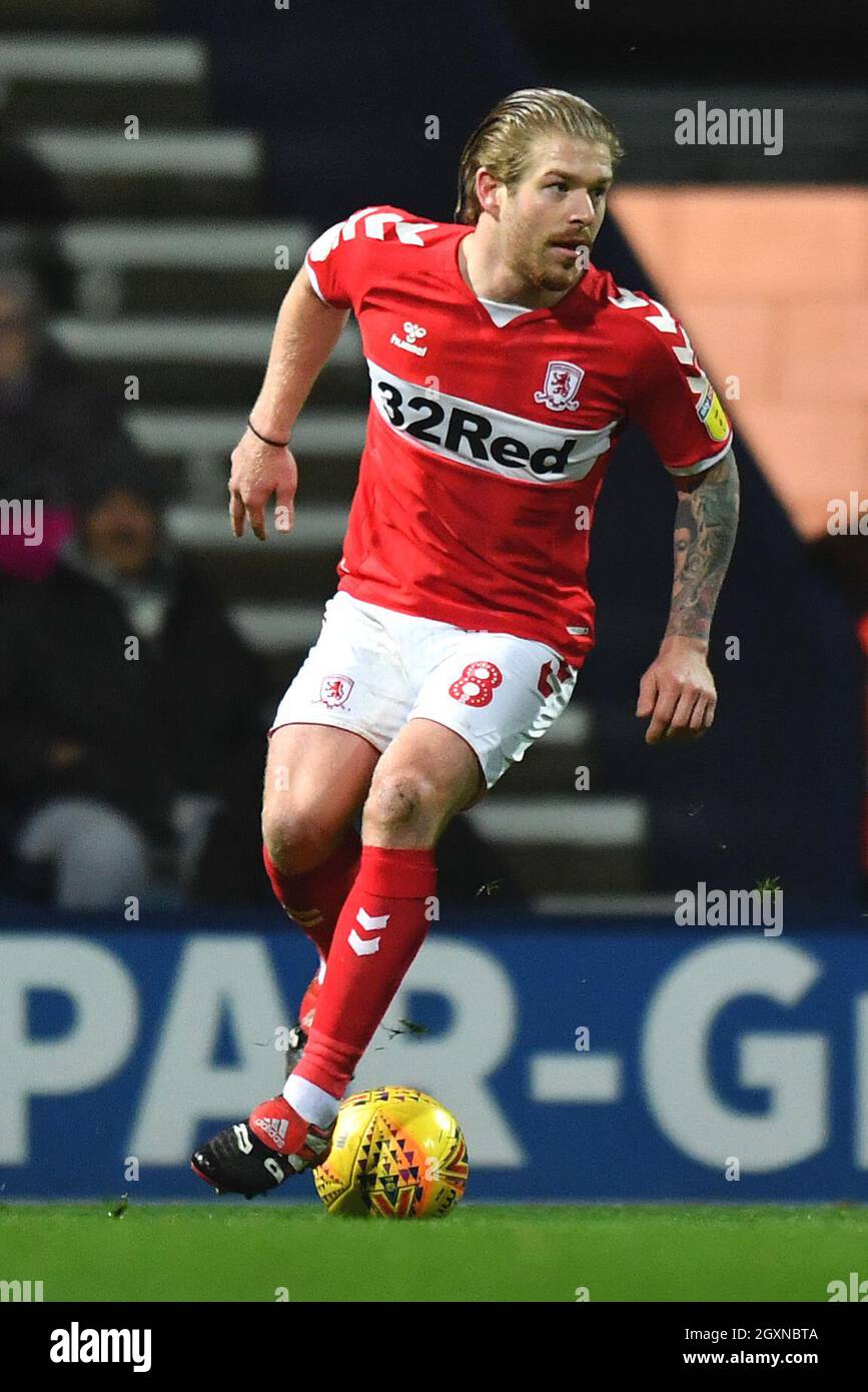 Middlesbrough's Adam Clayton Stock Photo - Alamy