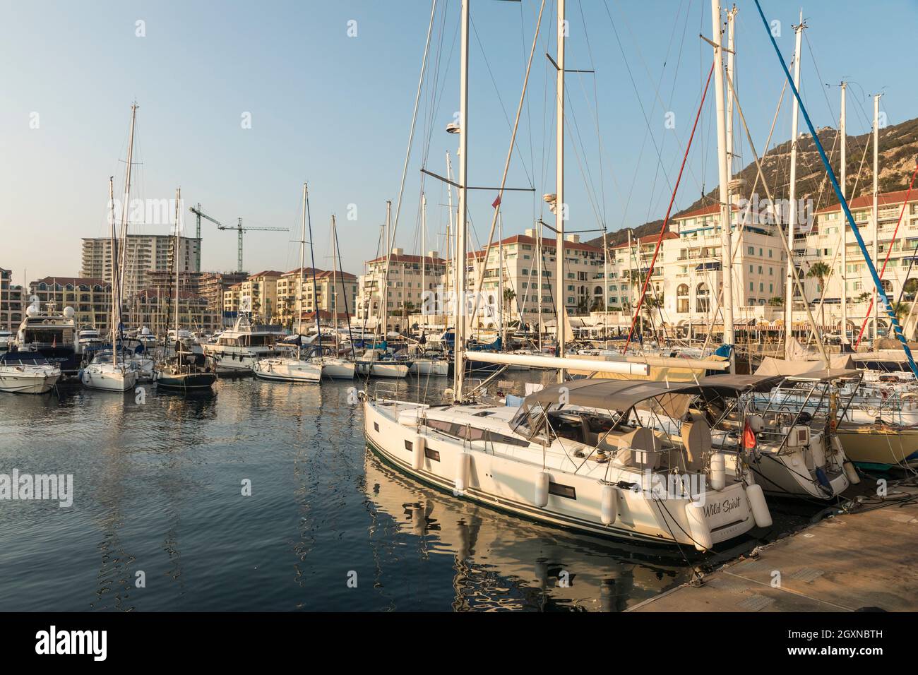 Yachts in gibraltar harbour hi-res stock photography and images - Alamy