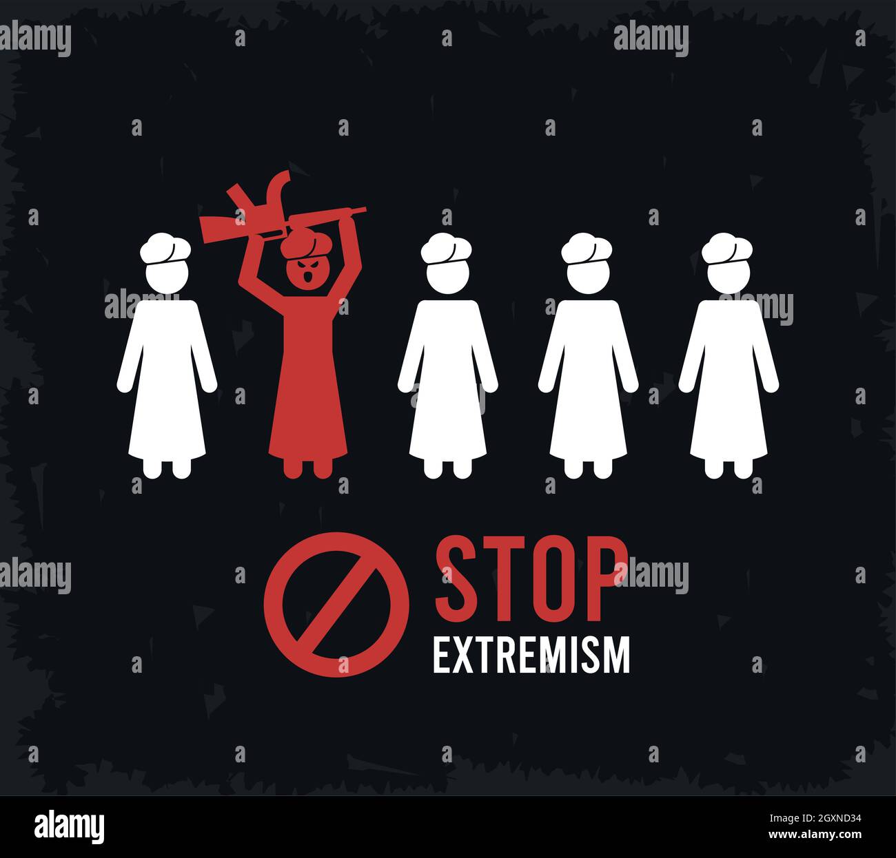 stop extremism banner Stock Vector Image & Art - Alamy
