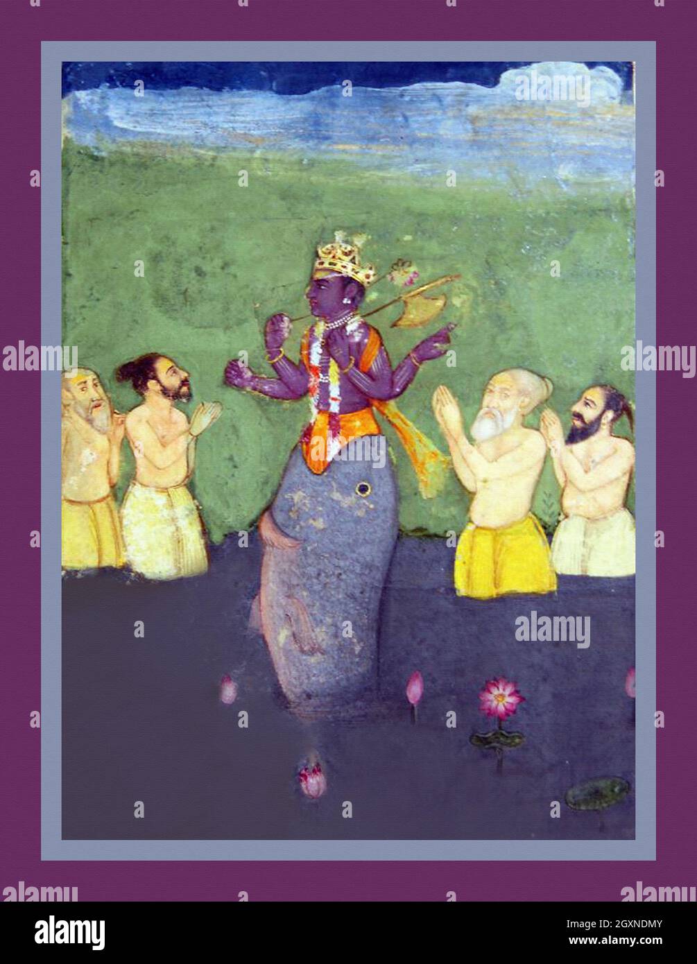 Matsya avatar of vishnu hi-res stock photography and images - Alamy