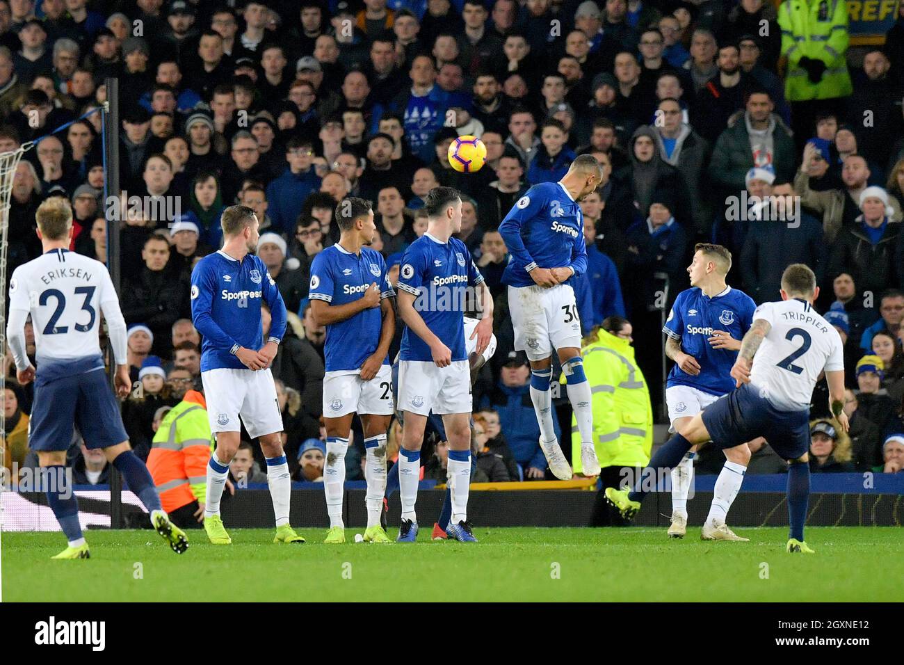 Kieran trippier free kick hi-res stock photography and images - Alamy