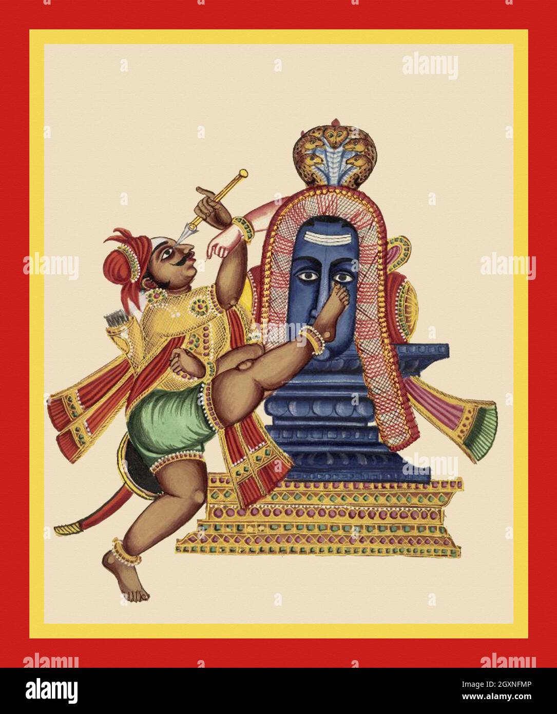 Kannappa, a hunter Stock Photo - Alamy