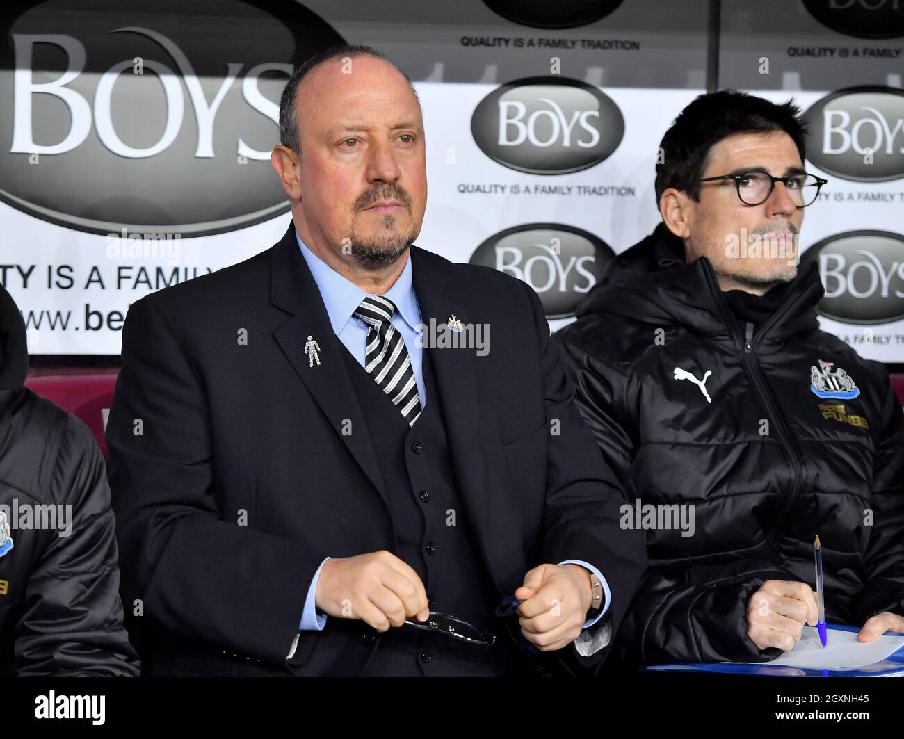 Newcastle United manager Rafael Benitez Stock Photo - Alamy