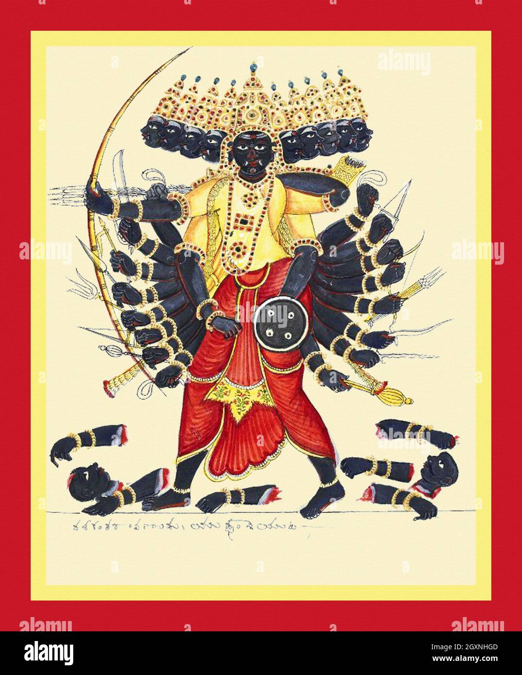 Ten headed ravana hi-res stock photography and images - Alamy