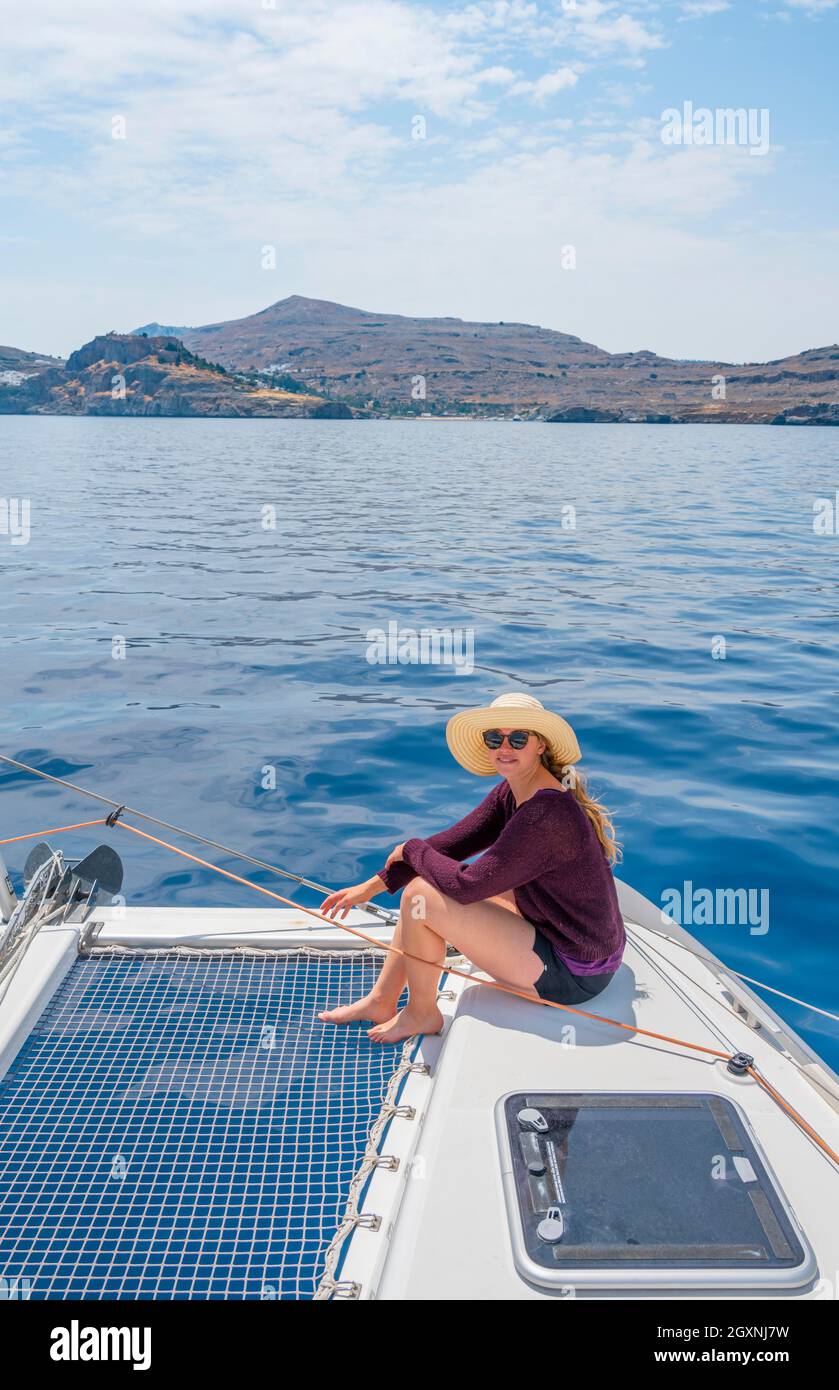 Deck and net catamaran hi-res stock photography and images - Alamy
