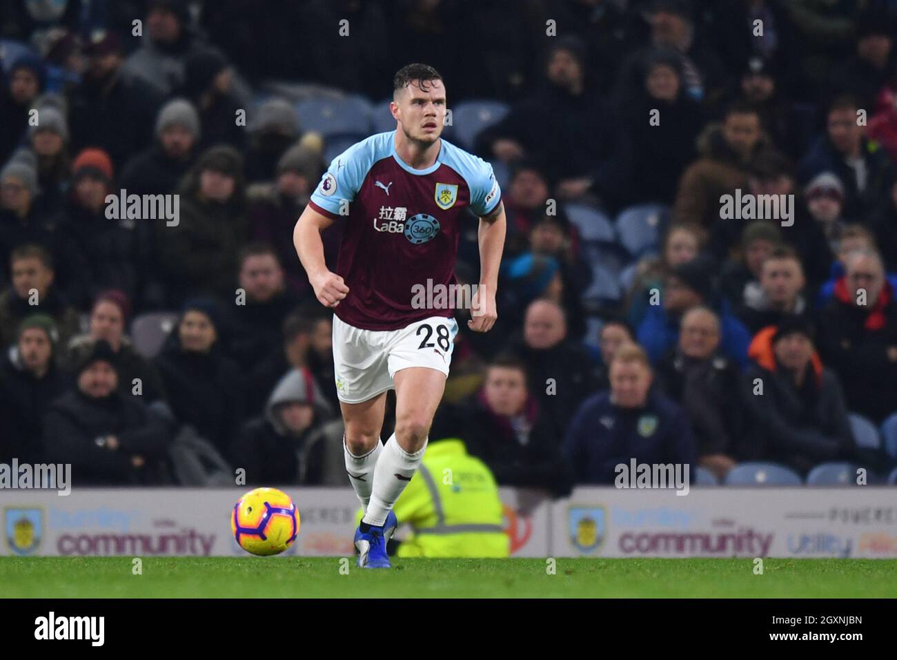 Burnley's Kevin Long Stock Photo - Alamy