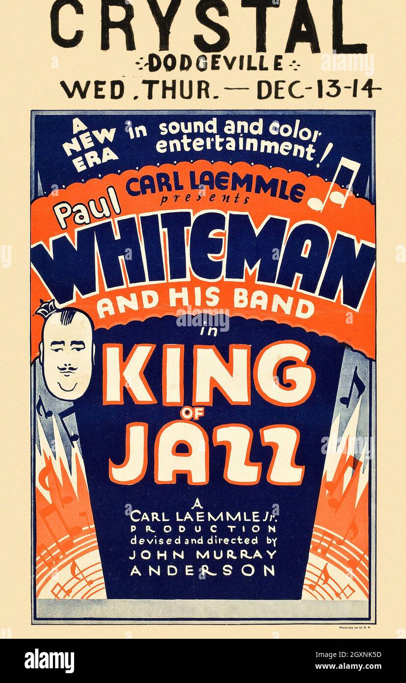 King of Jazz Stock Photo - Alamy