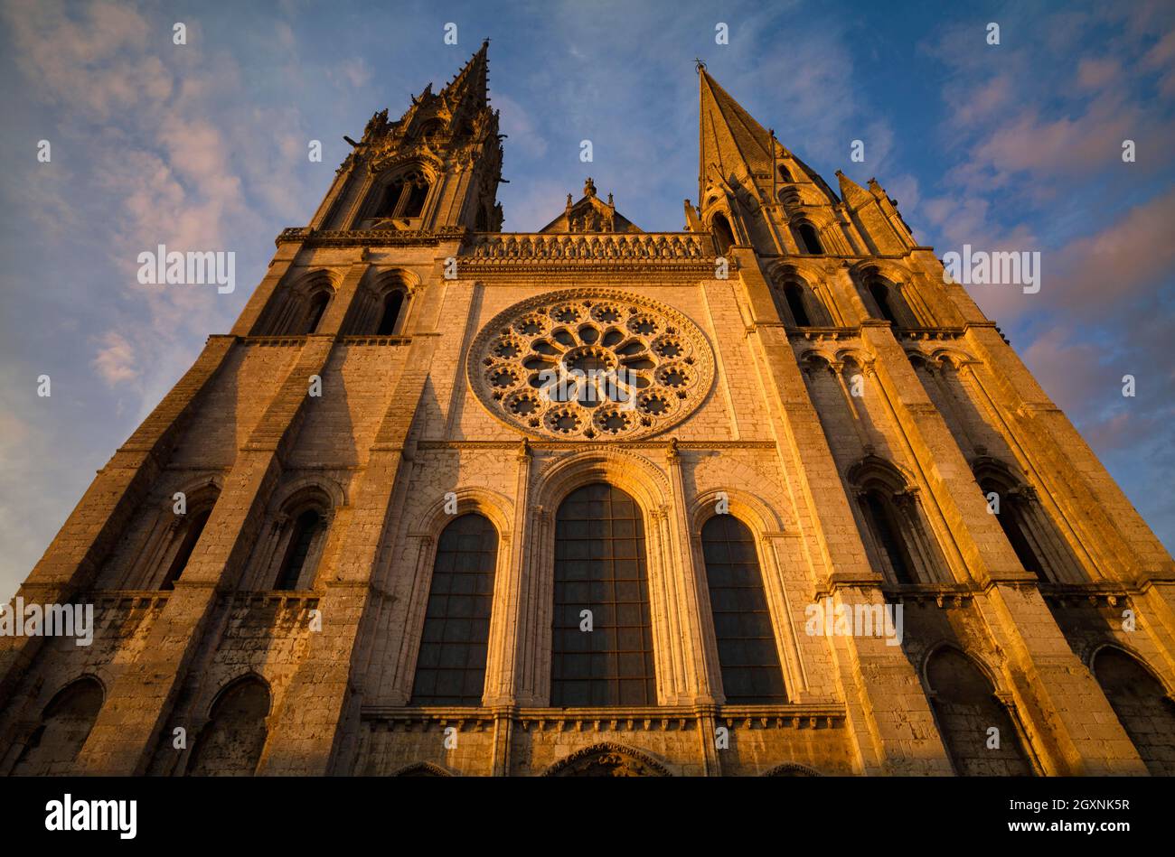 West Facade Chartres Cathedral High Resolution Stock Photography and ...